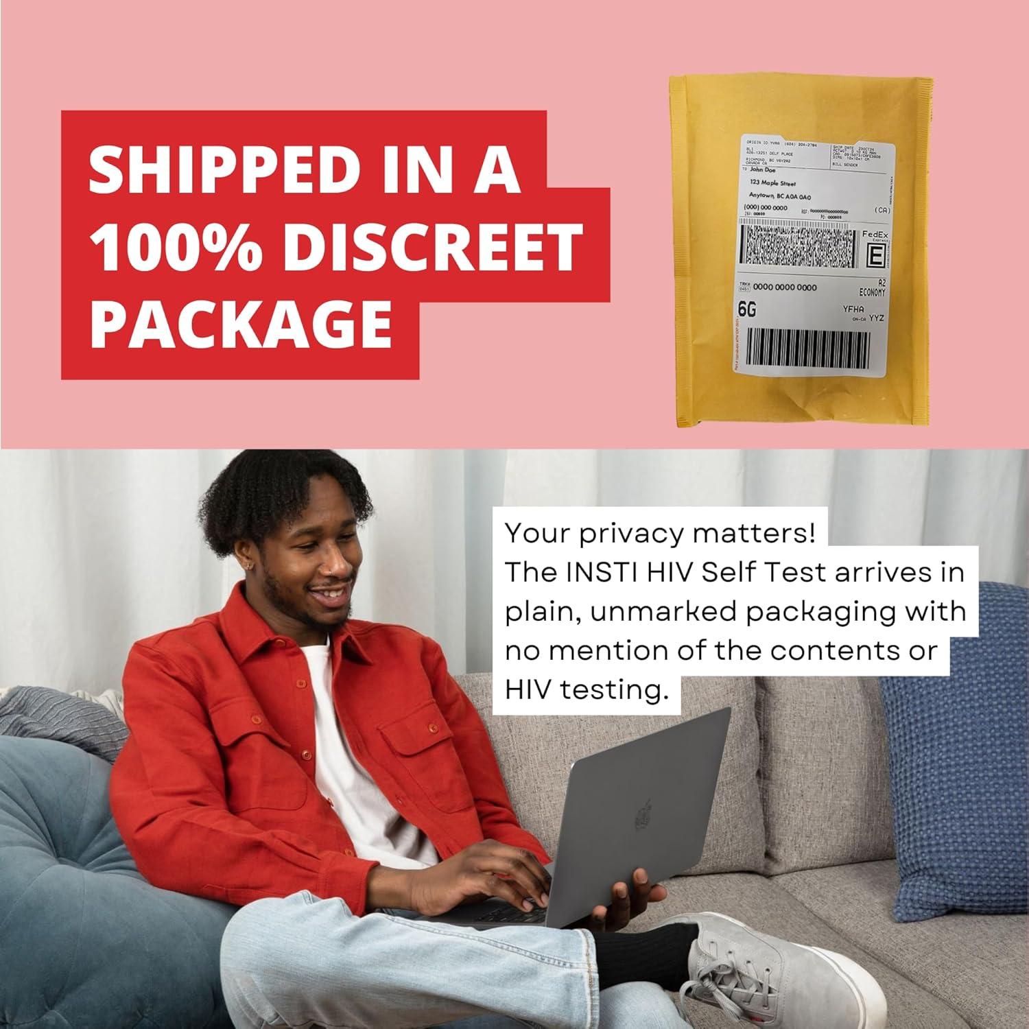 INSTI HIV Self-Test Rapid HIV Test Kit At Home with 1-Minute Results ...