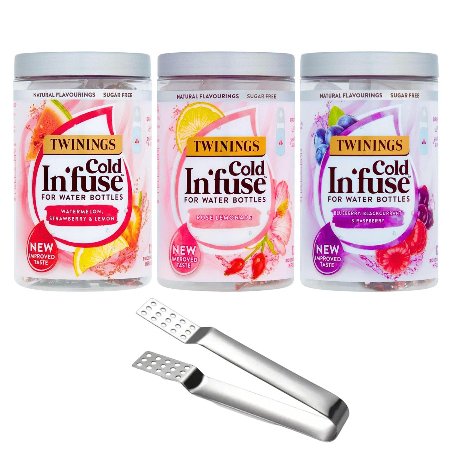 Twinings Cold Infuse Selection 36 Infusers | 3 Flavours | Water ...