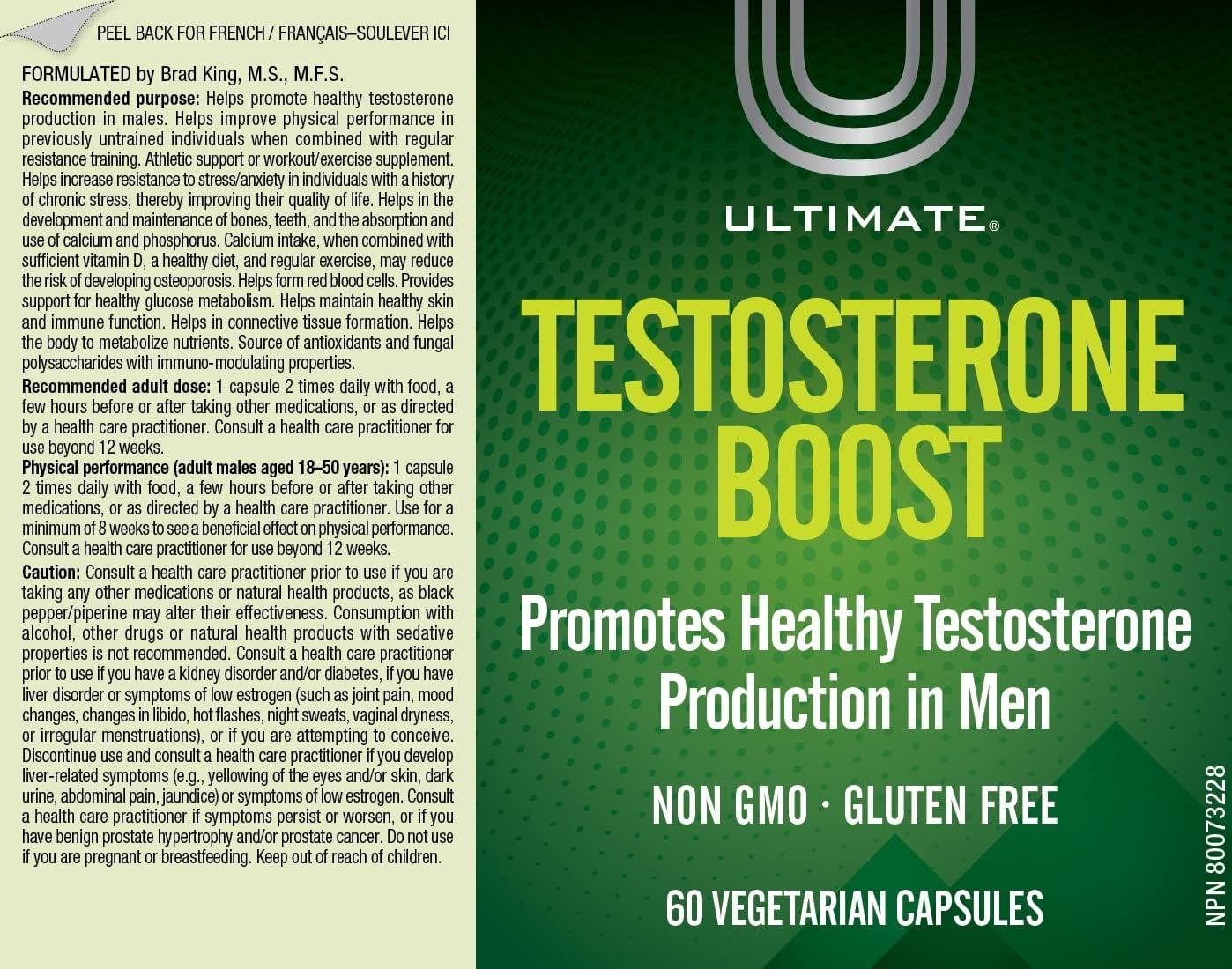Ultimate Testosterone Boost 60 Capsules | Buy Now with Express ...