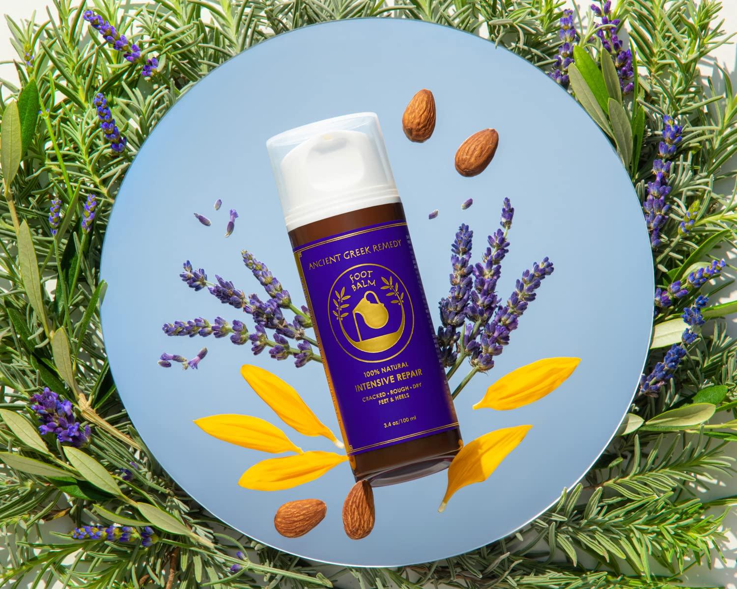 Organic Foot Cream with Olive, Almond, Grapeseed, Lavender & Vitamin E ...