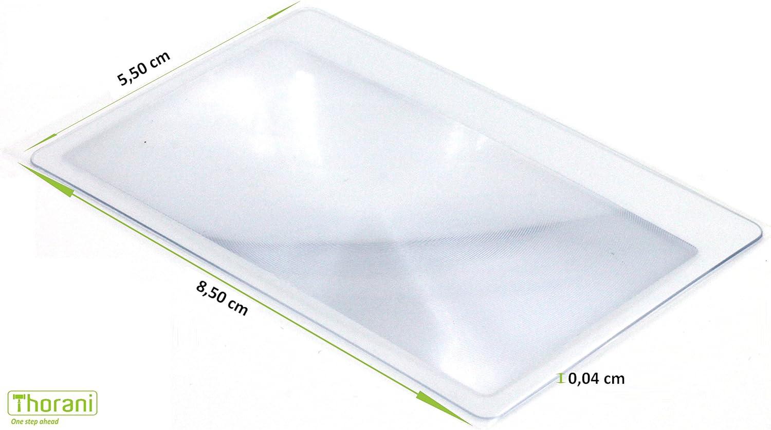 THORANI Pocket Magnifying Glass - Credit Card Sized 3x Magnification ...