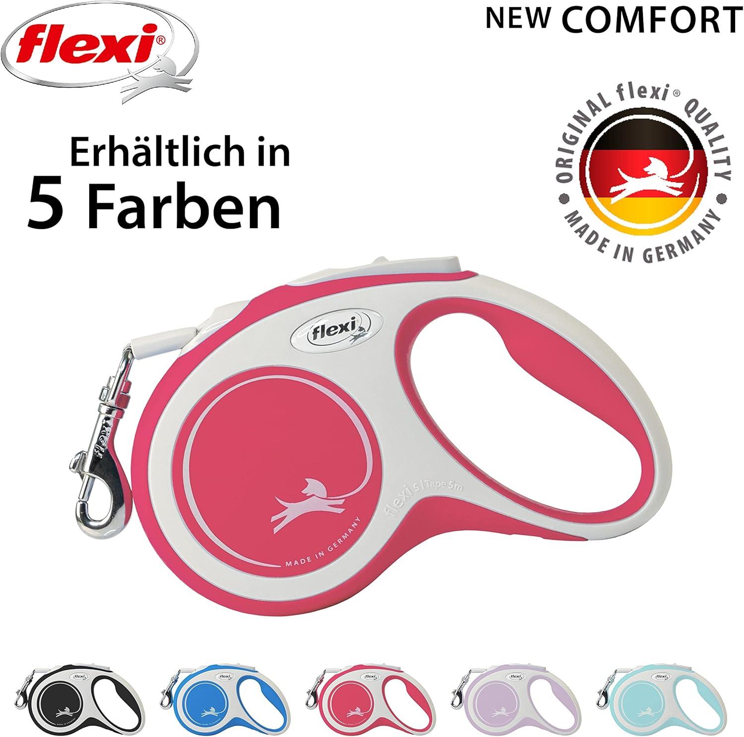 Flexi Retractable Cord New Comfort Band - 5m 15kg Capacity Red - Small ...