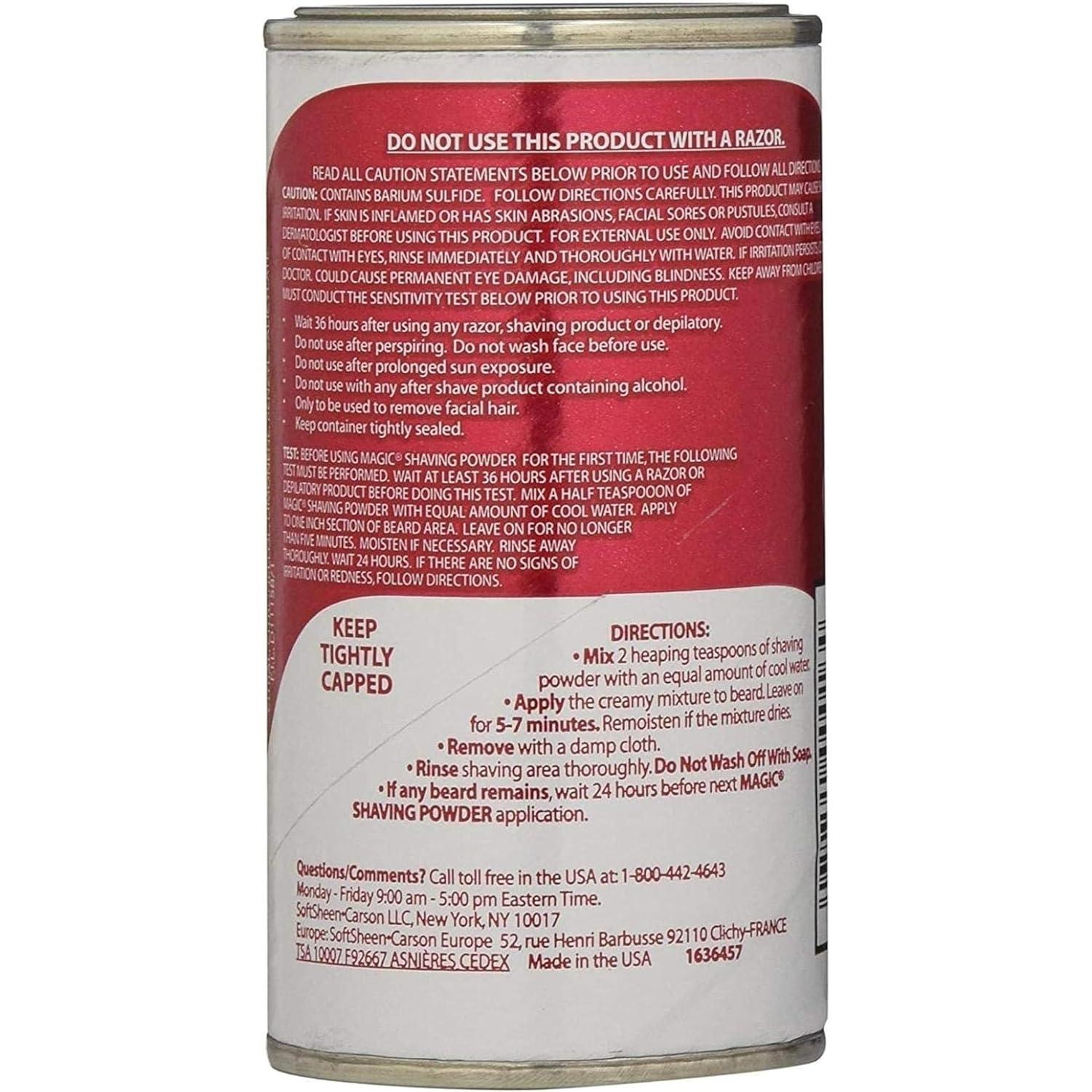 Buy MAGIC No Razor Shaving Powder 127gm - Extra Strength Depilatory for ...