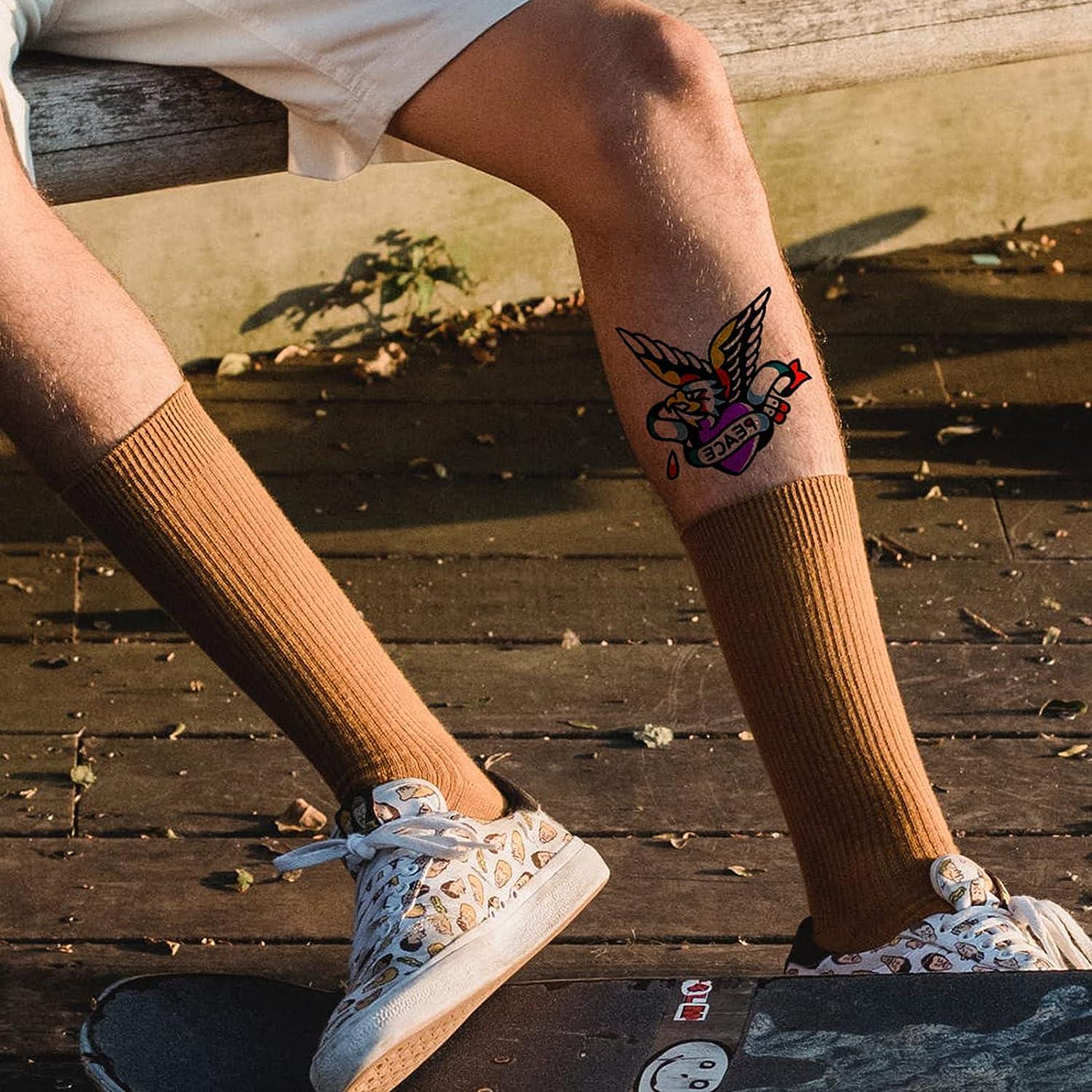 PUSNMI Custom Temporary Tattoos Kit - Traditional Sailor Jerry Designs ...