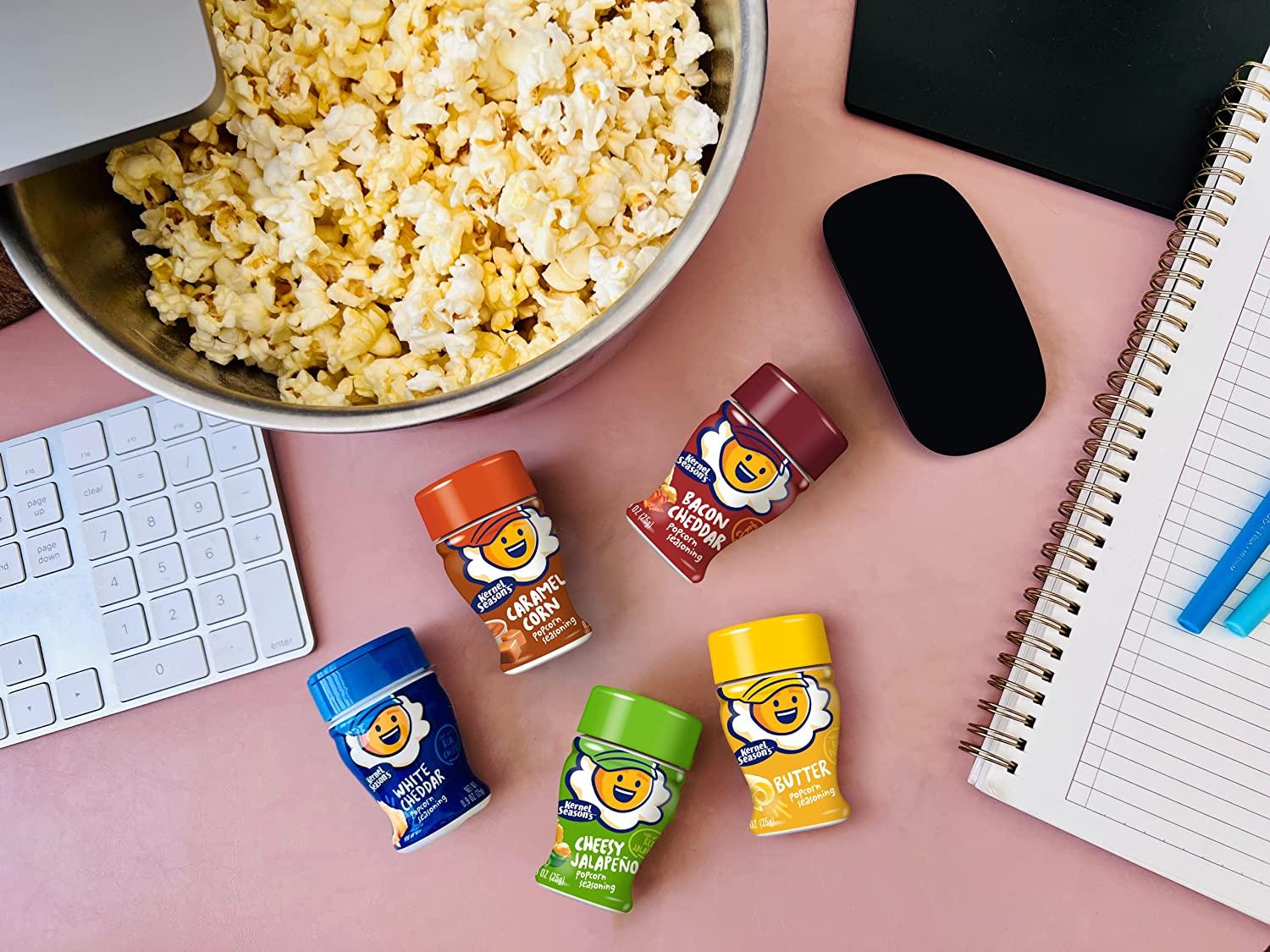 Kernel Season's Popcorn Seasoning Mini Jars Variety Pack - 0.9 oz (Pack ...