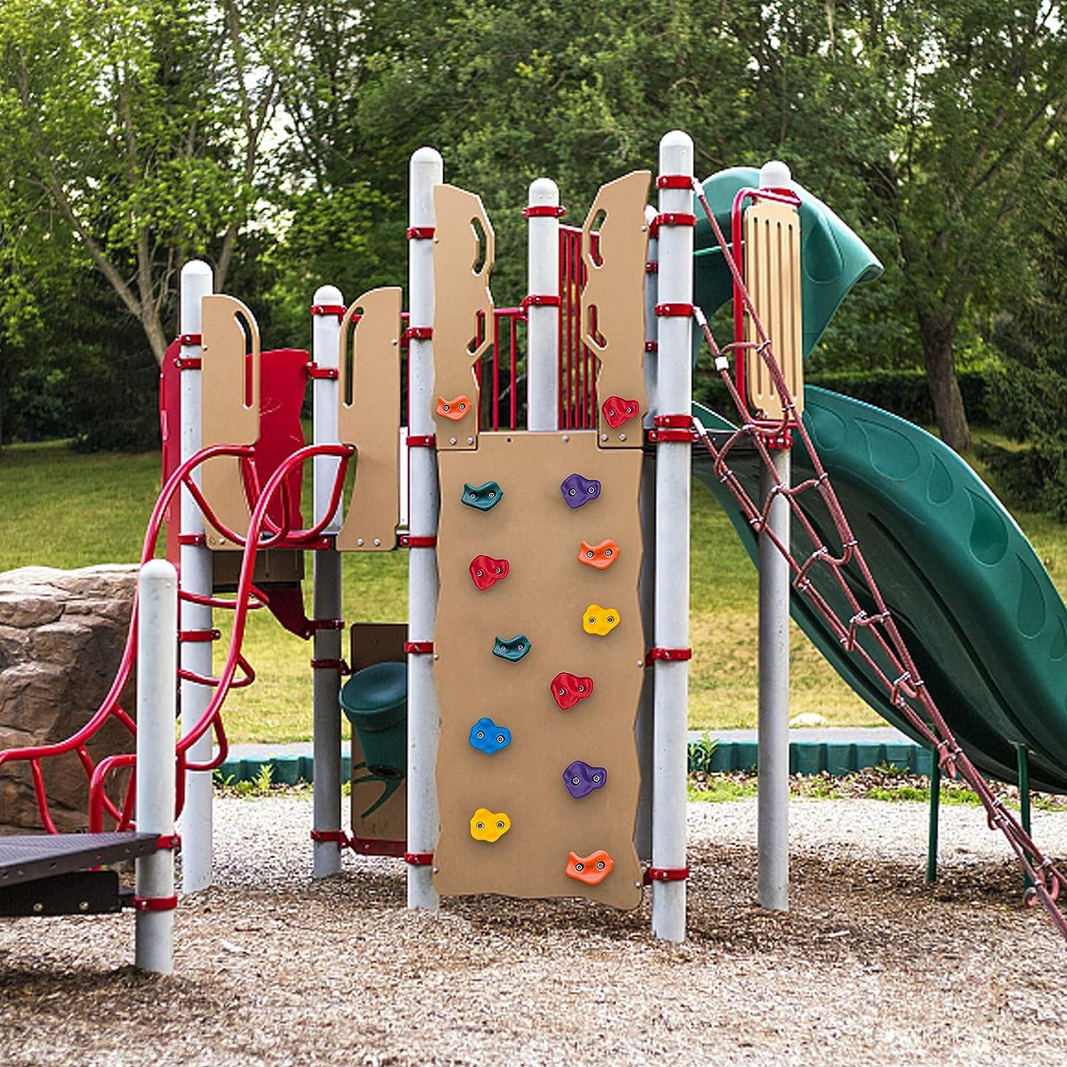 Trymaker Rock Climbing Holds Set - 15PCS Indoor & Outdoor Climbing Wall for Kids & Adults | Buy ...