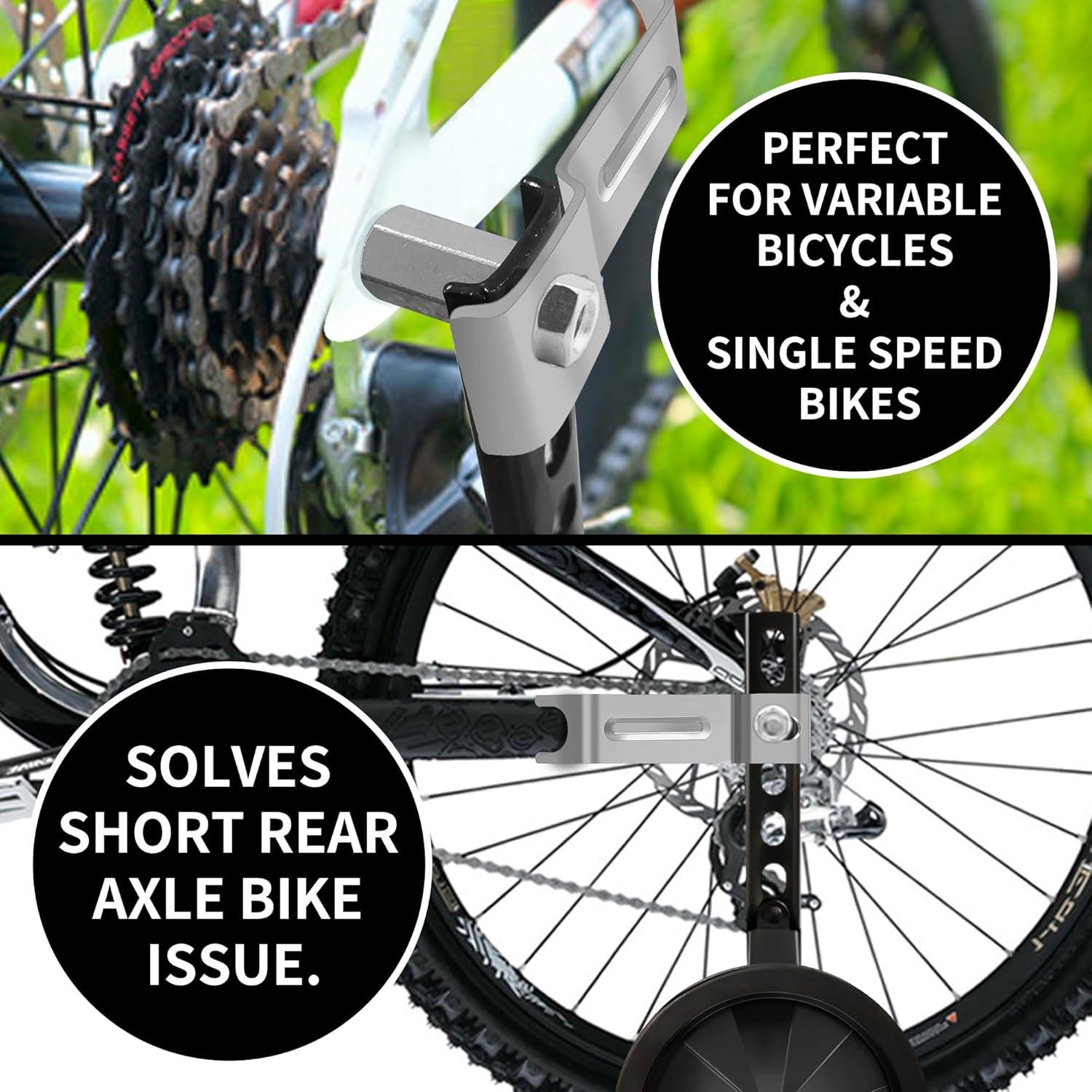 CycForge Adjustable Support Wheels for Kids' Bikes - Fit 12/14/18/20 ...