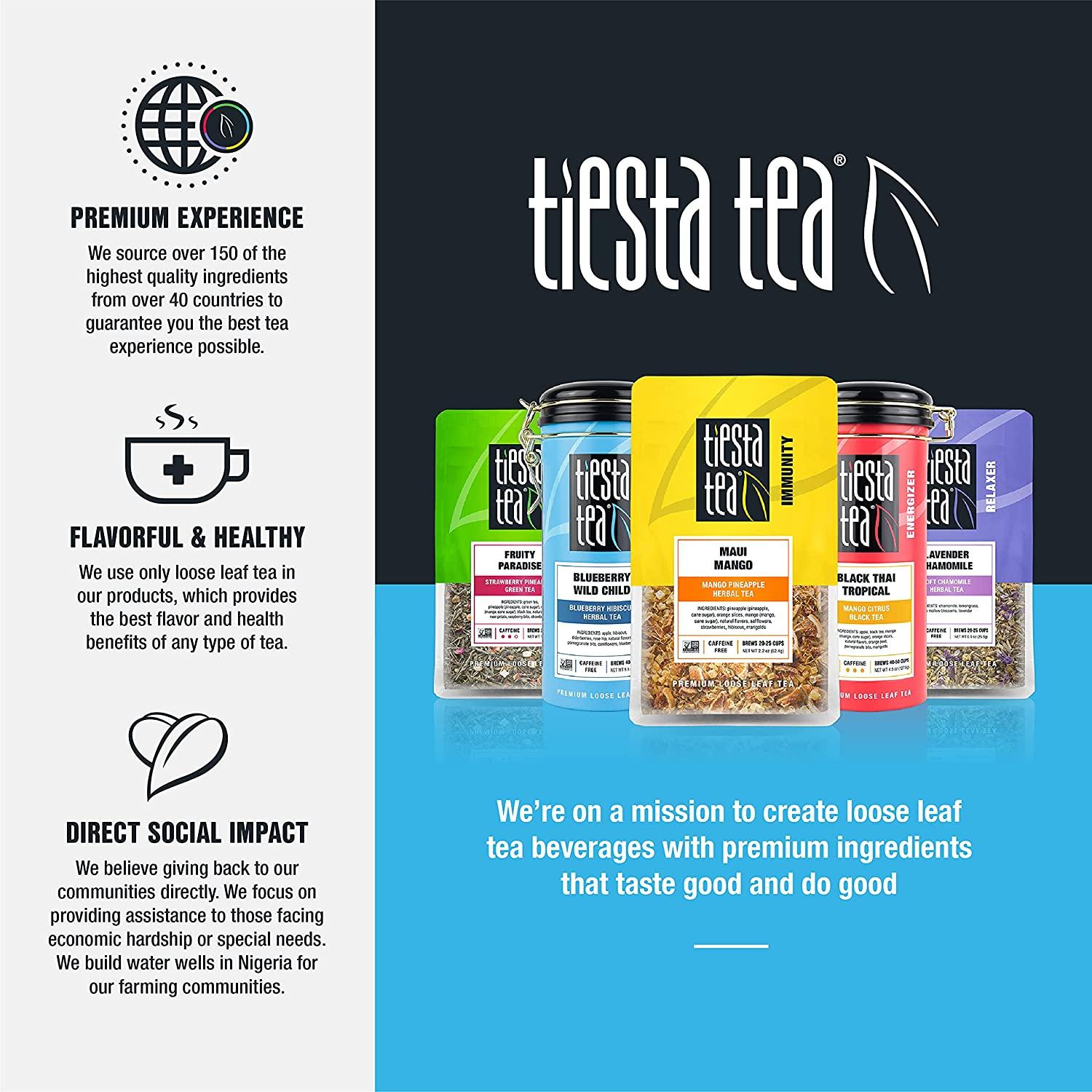 Tiesta Tea Passion Berry Jolt - Raspberry Passion Fruit Black Tea, High ...
