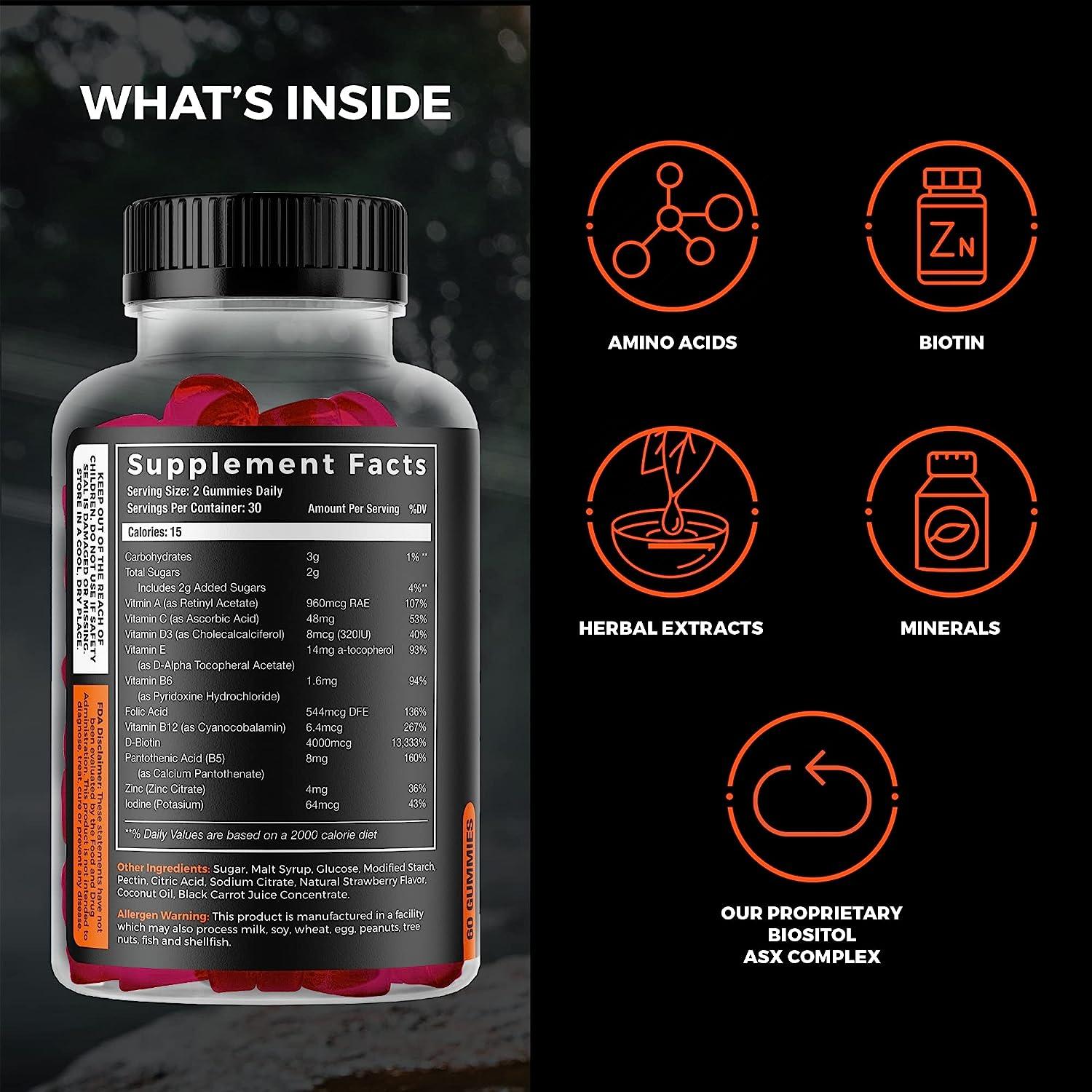 Wild Willies Beard Growth Gummies Fuller And Thicker Beard Supplement