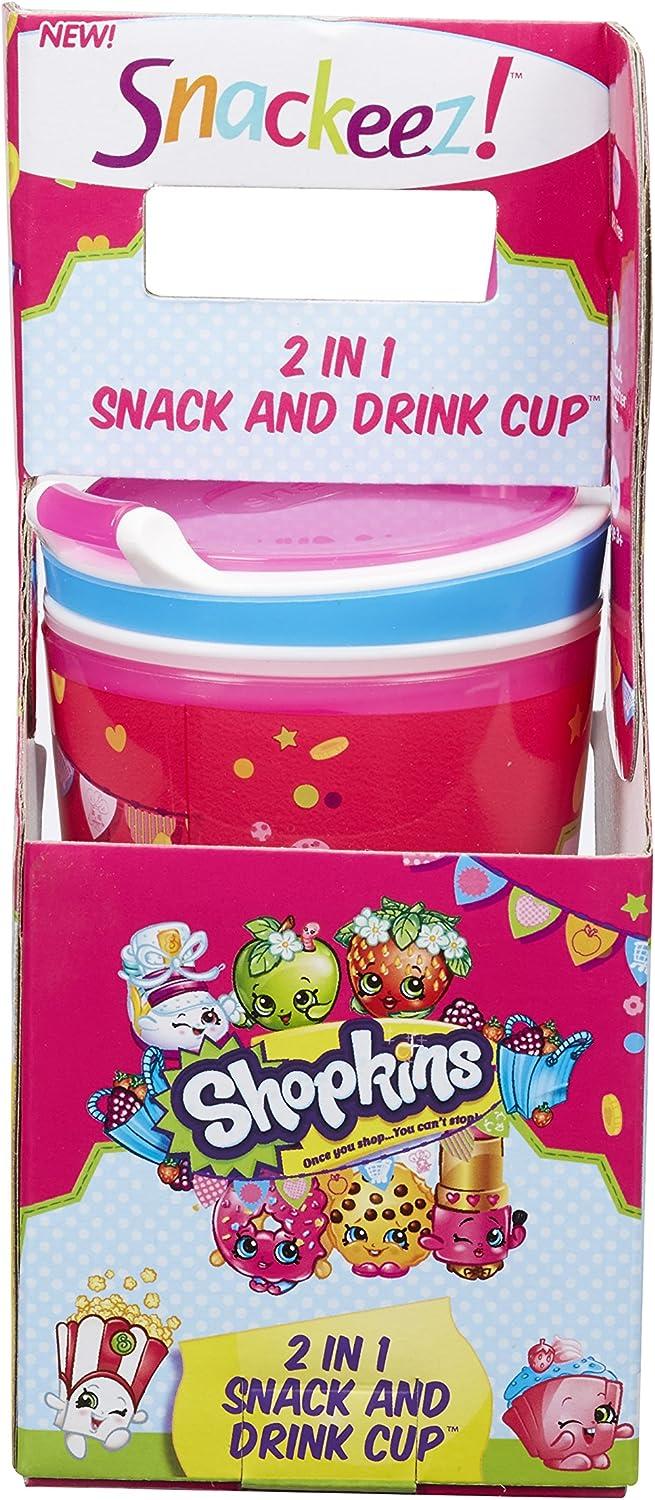 Shopkins Snackeez 2-in-1 Snack and Drink Cup - Convenient Snacking ...