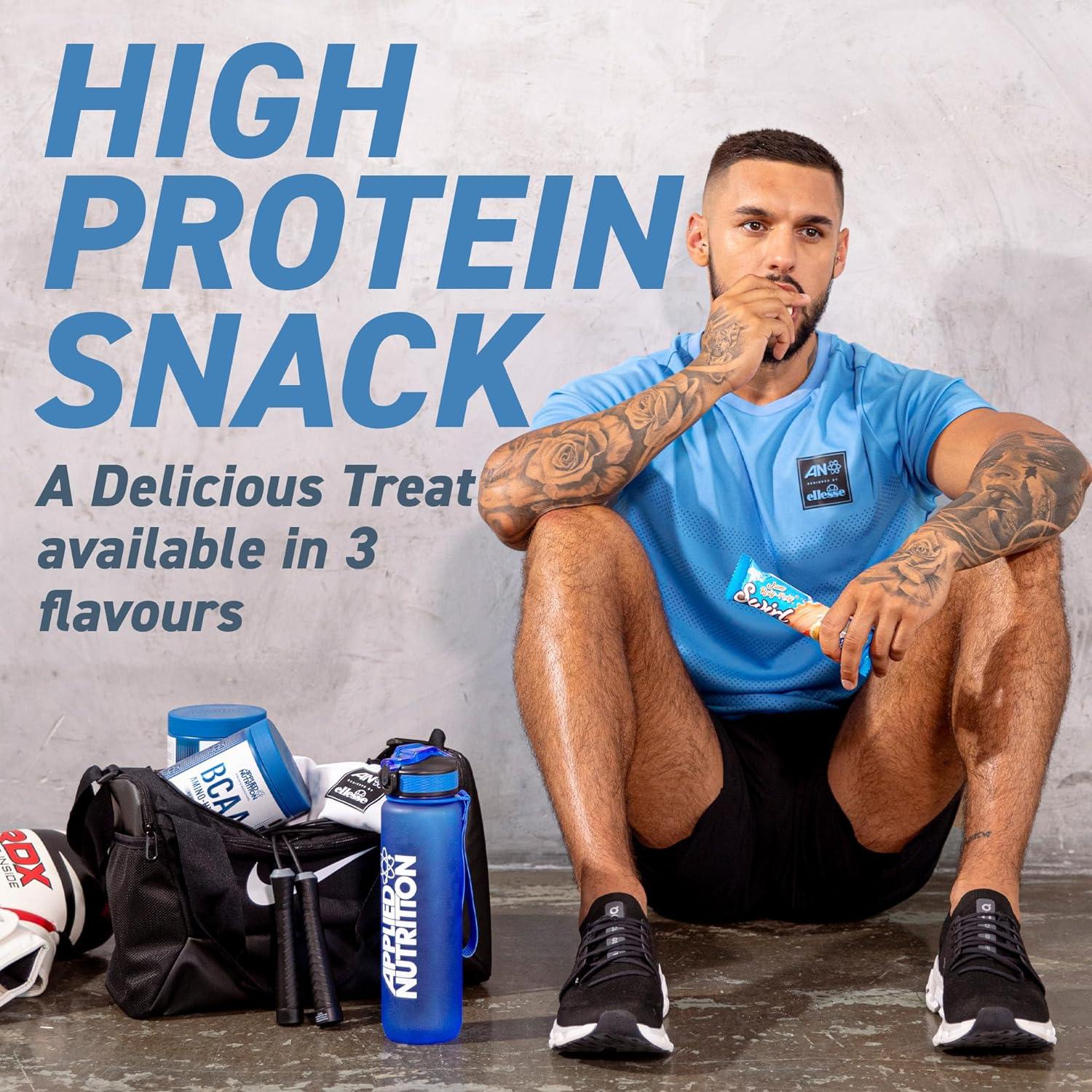 Applied Nutrition Swirl Protein Bars - High Protein Low Sugar On The Go ...