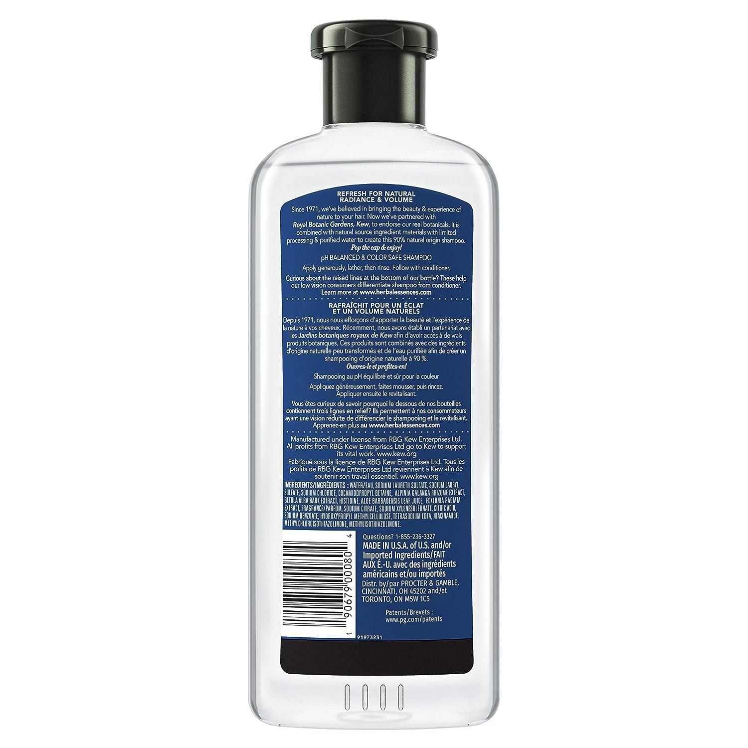 Herbal Essences Bio Refresh Blue Ginger & Micellar Water Shampoo 13.5oz ...