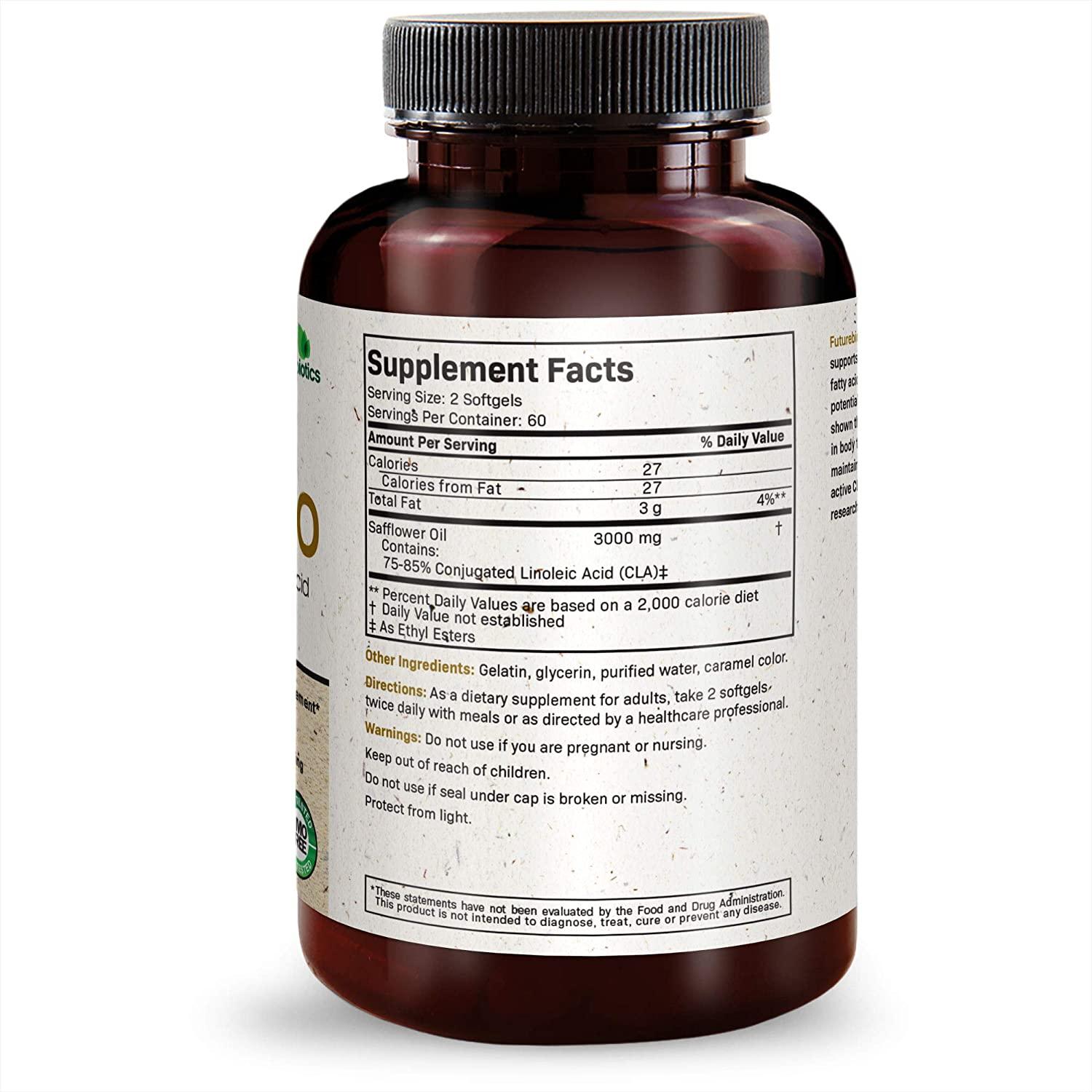 Futurebiotics CLA 3000 Extra High Potency – Naturally Supports Healthy ...