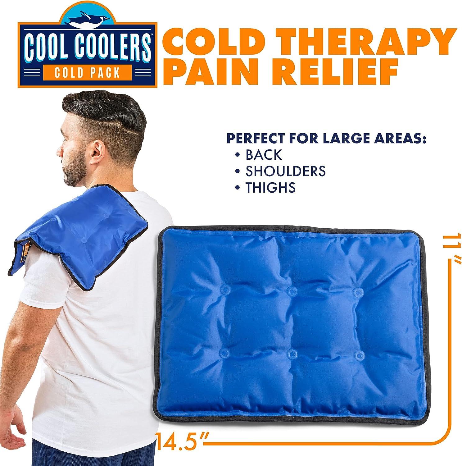 Cool Coolers Flexible Gel Ice Pack Standard Large - Reusable Cold ...
