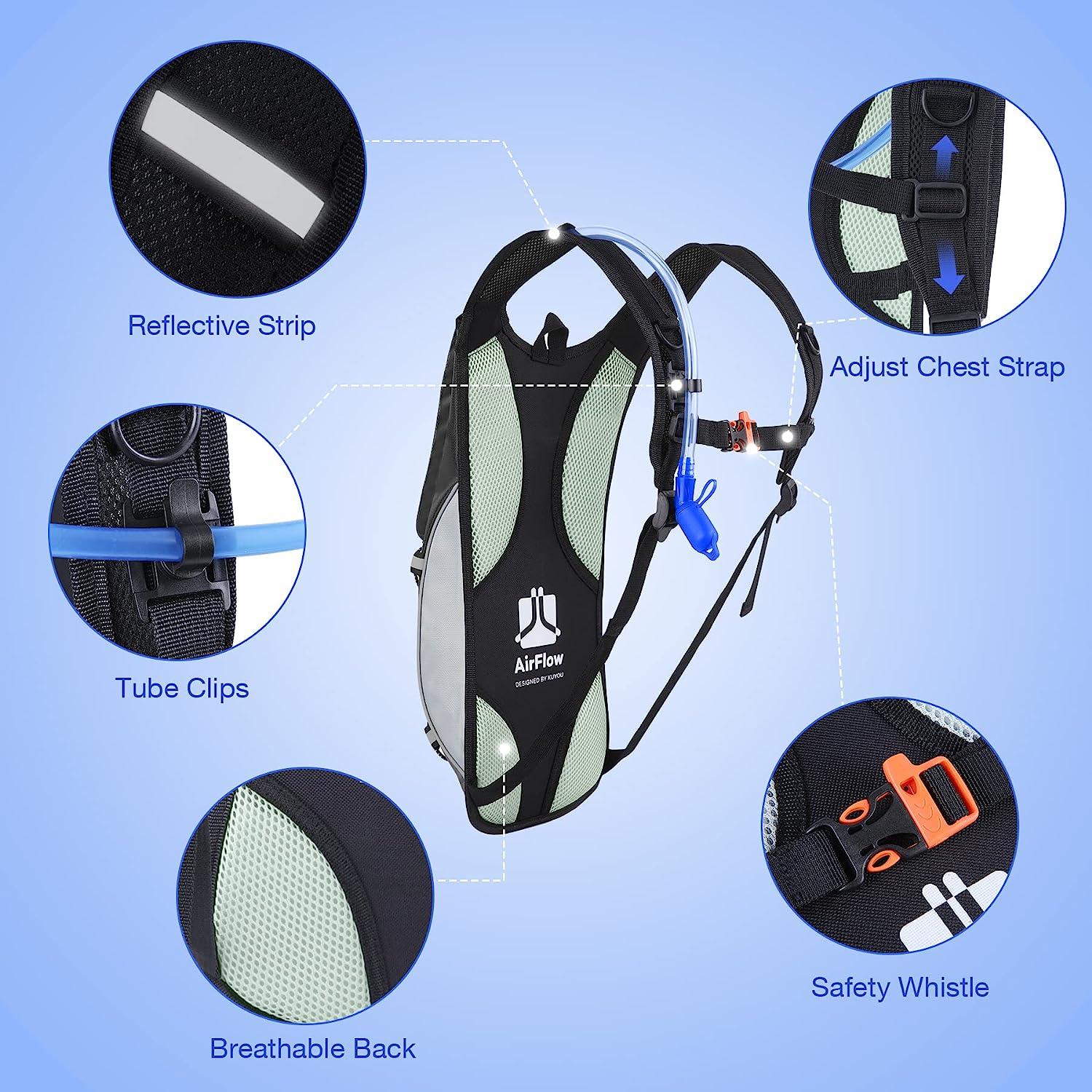2L Hydration Pack: Lightweight Insulated Water Backpack for Cycling ...