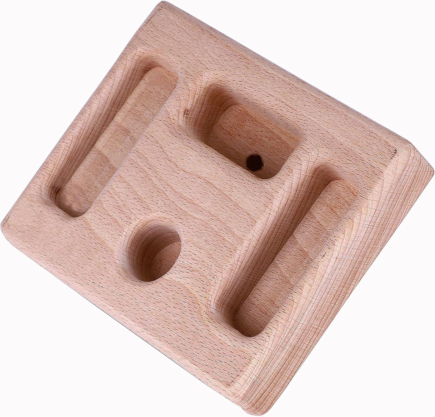 Rock Climbing Training Pinch Block - Two Stones Finger Grips with Edges ...