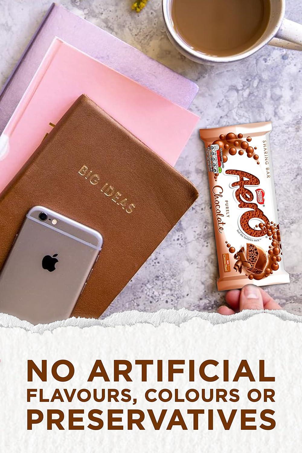 Aero Bubbly Milk Chocolate Sharing Bars 15 x 90 g | Buy Now with ...