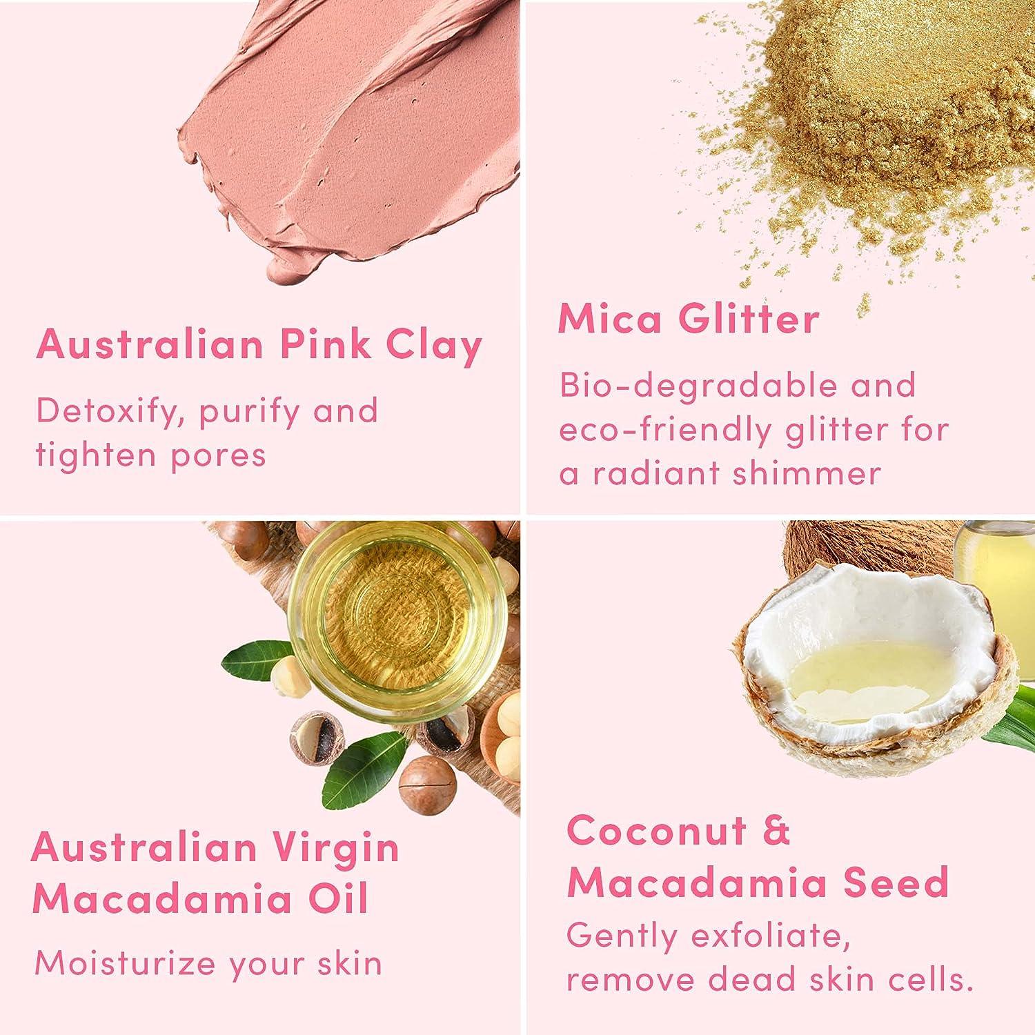 Sand & Sky Australian Pink Clay Smoothing Body Sand - Organic ...