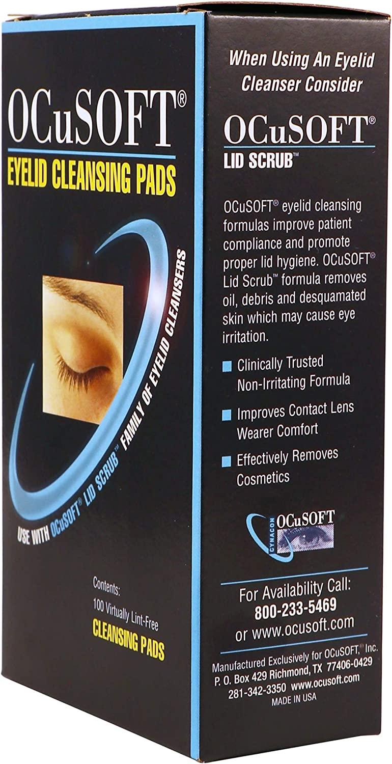 OCuSOFT Eyelid Cleansing Replacement Pads - White - 100 Count | Buy Now ...