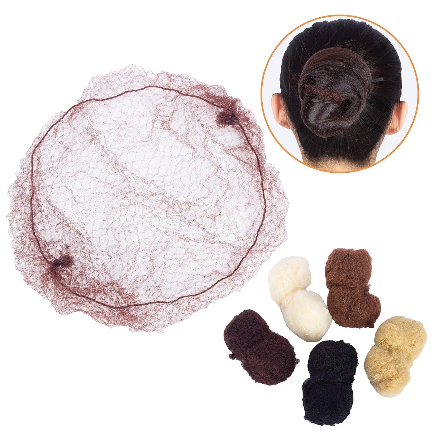 10PCS Brown Invisible Mesh Hair Nets - Ideal for Women, Kids, Cooking ...