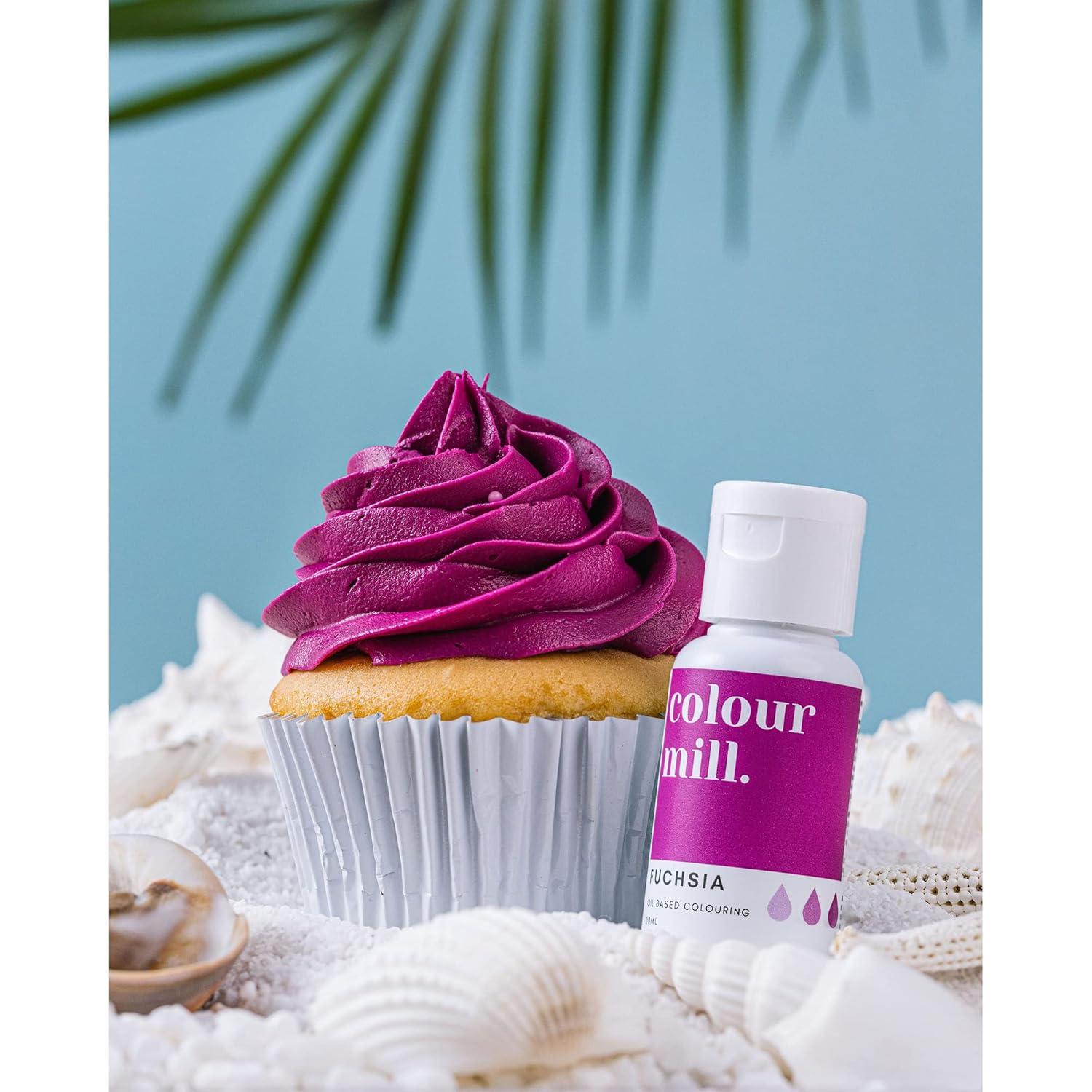Color Mill Oil Blend Food Color - Fuchsie 20ml | Perfect for Chocolate ...