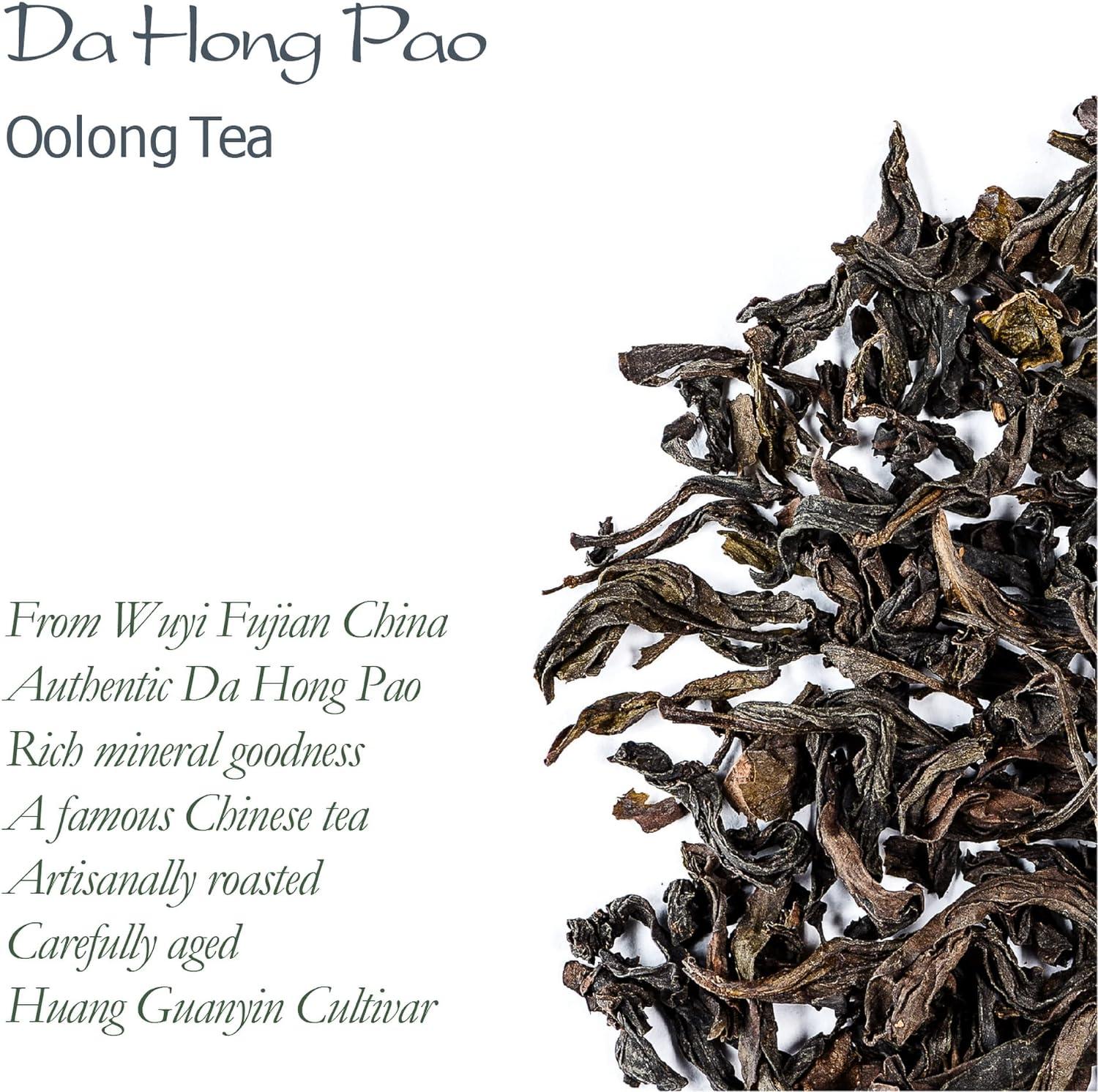 Da Hong Pao Oolong Tea 100g - Classic Wuyi Rock Wu Long Tea - Big Red Robe