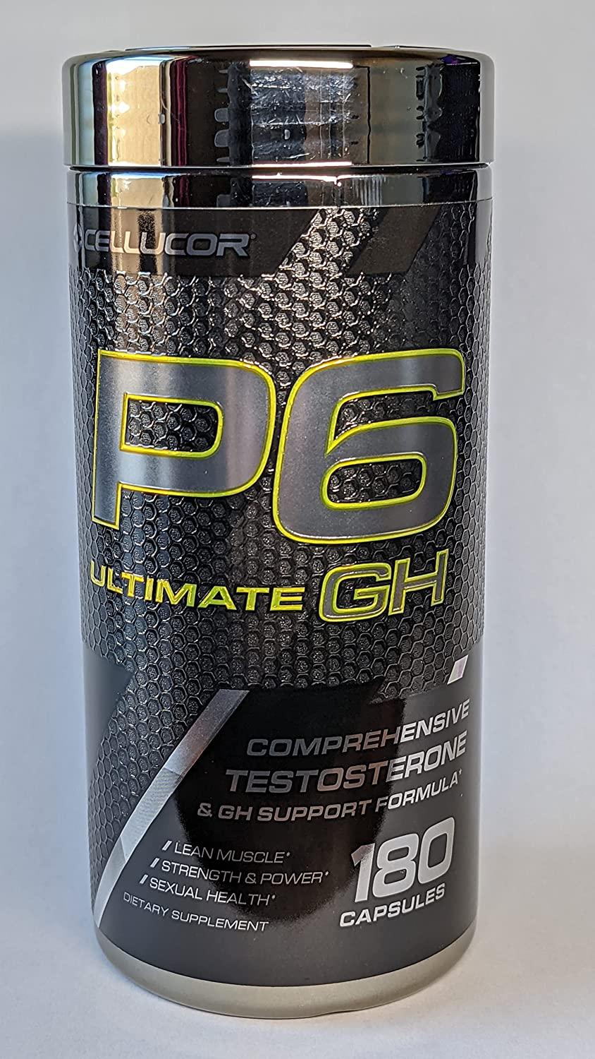 Cellucor P6 Ultimate GH Test Booster for Men Growth Hormone Support ...