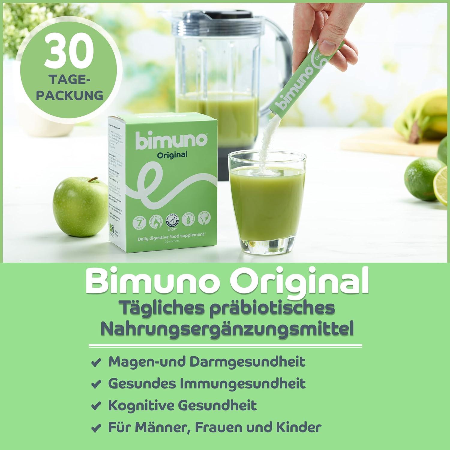 Bimuno Original | Daily Gut Health Prebiotic | High Fiber Supplement ...