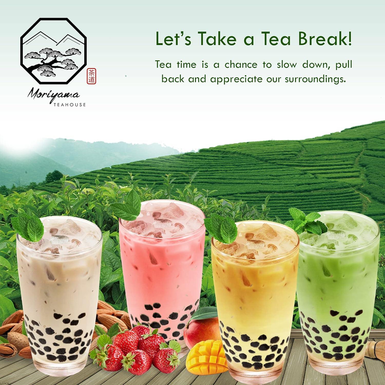 Moriyama Teahouse Matcha Bubble Milk Tea Instant Powder Mix 1kg | 33 ...