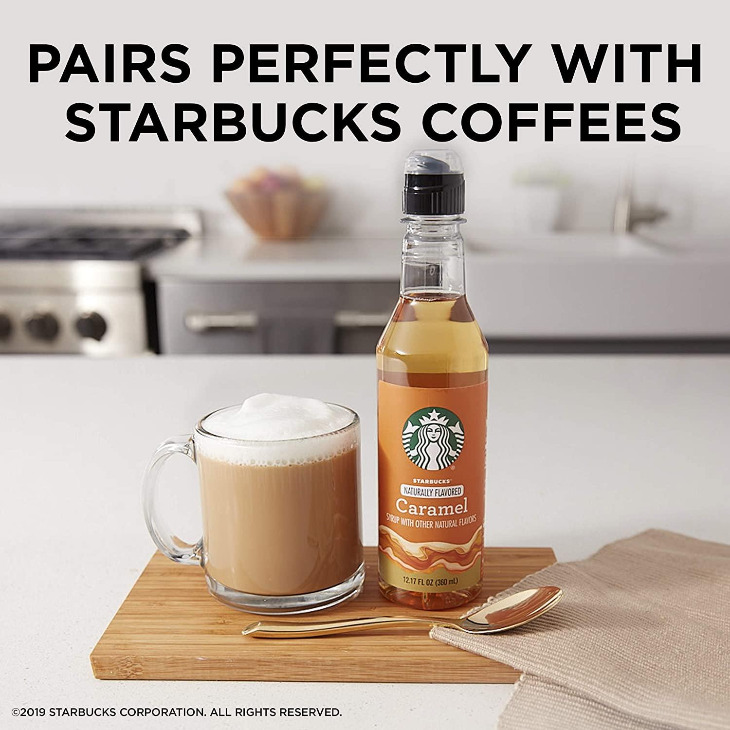 Starbucks Variety Syrup 4-Pack - Flavored Syrups for Coffee & Drinks ...