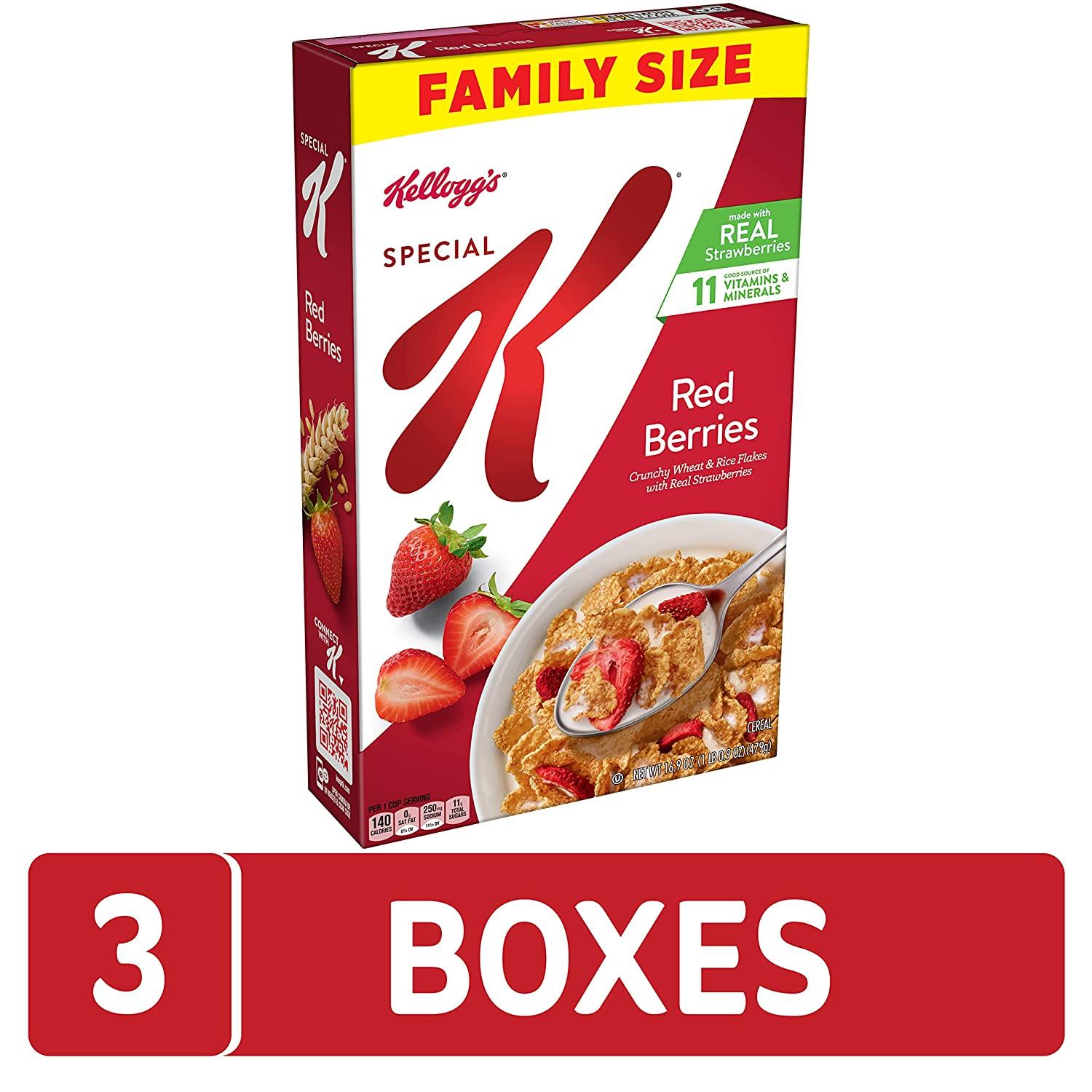 Kellogg's Special K Breakfast Cereal 11 Vitamins and Minerals Made with ...