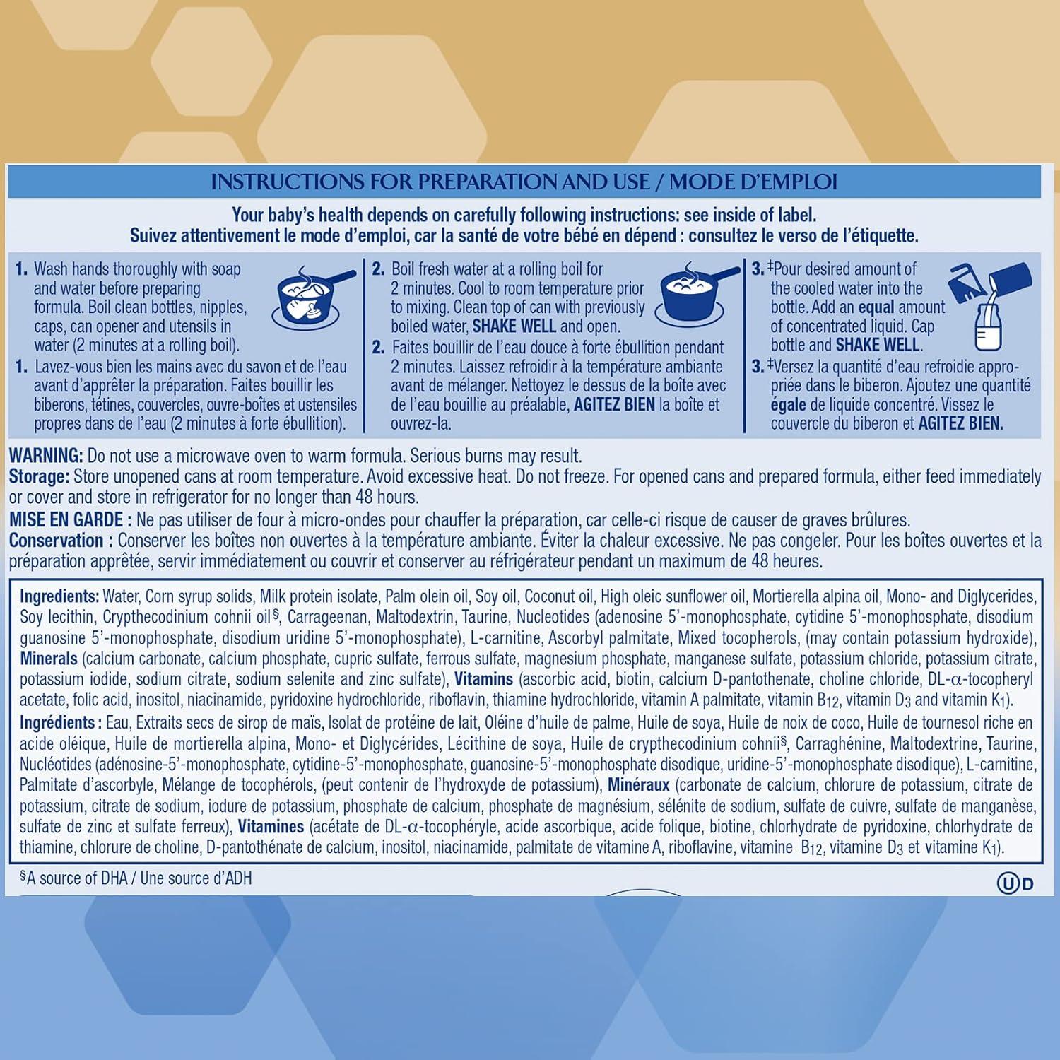 Enfamil A+ Lactose Free Infant Formula Concentrated Liquid 385mL 12 cans | Buy Now with Express ...