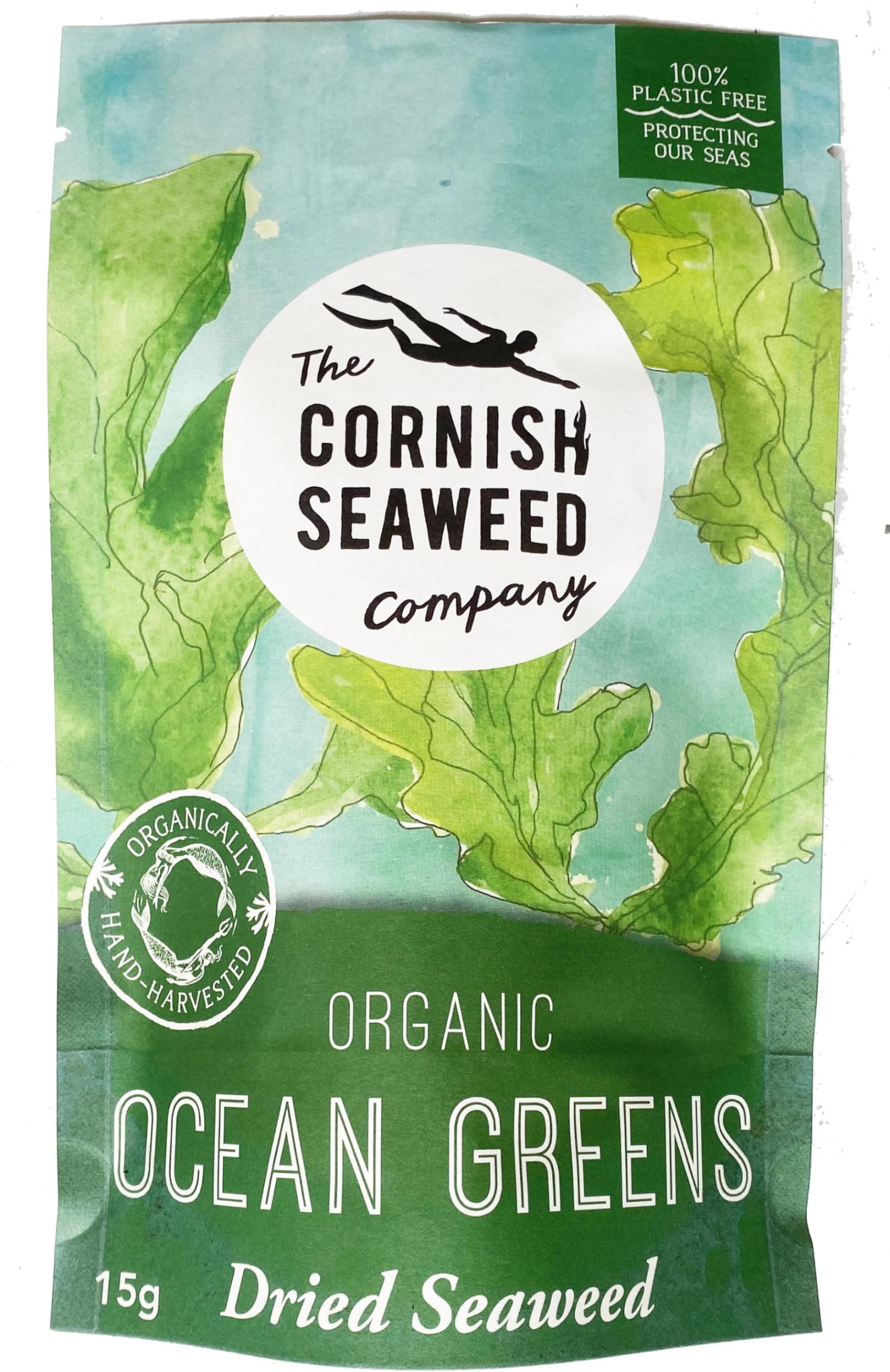 100% Organic Ocean Greens Dried Seaweed by The Cornish Seaweed Company ...