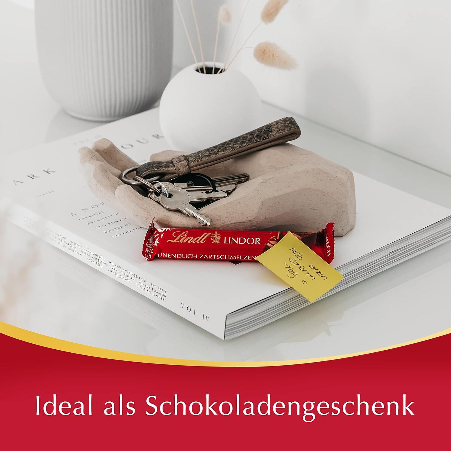 Lindt Chocolate Lindor Sticks Whole Milk 3+1 Promotion | 100g (4x25g ...