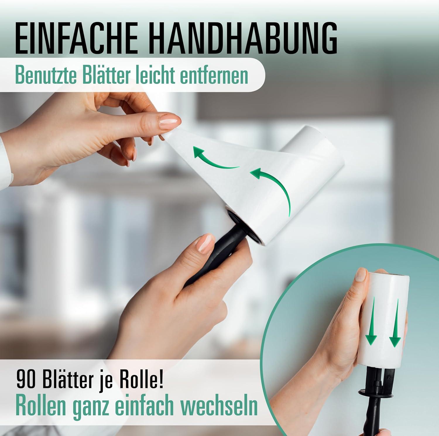 Buy Simplyhack Lint Roll Set - 720 Sheets High Adhesive Replacement ...