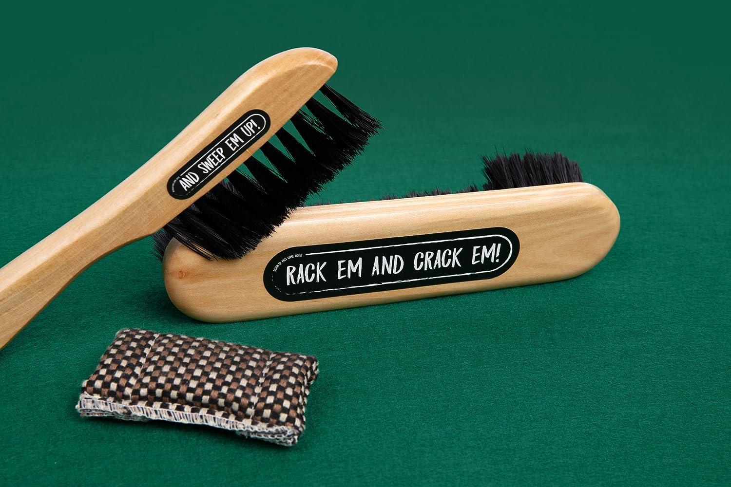 Premium Pool Table Brush Set - Billiards Table Cleaner Kit with Cloth ...