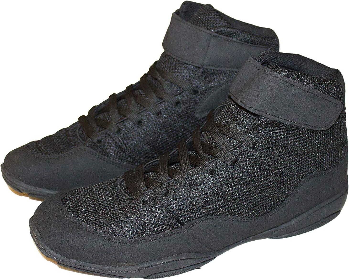 Buy protectWEAR Black Leather/Mesh Safety Kickboxing Shoes - EU Size 47 ...