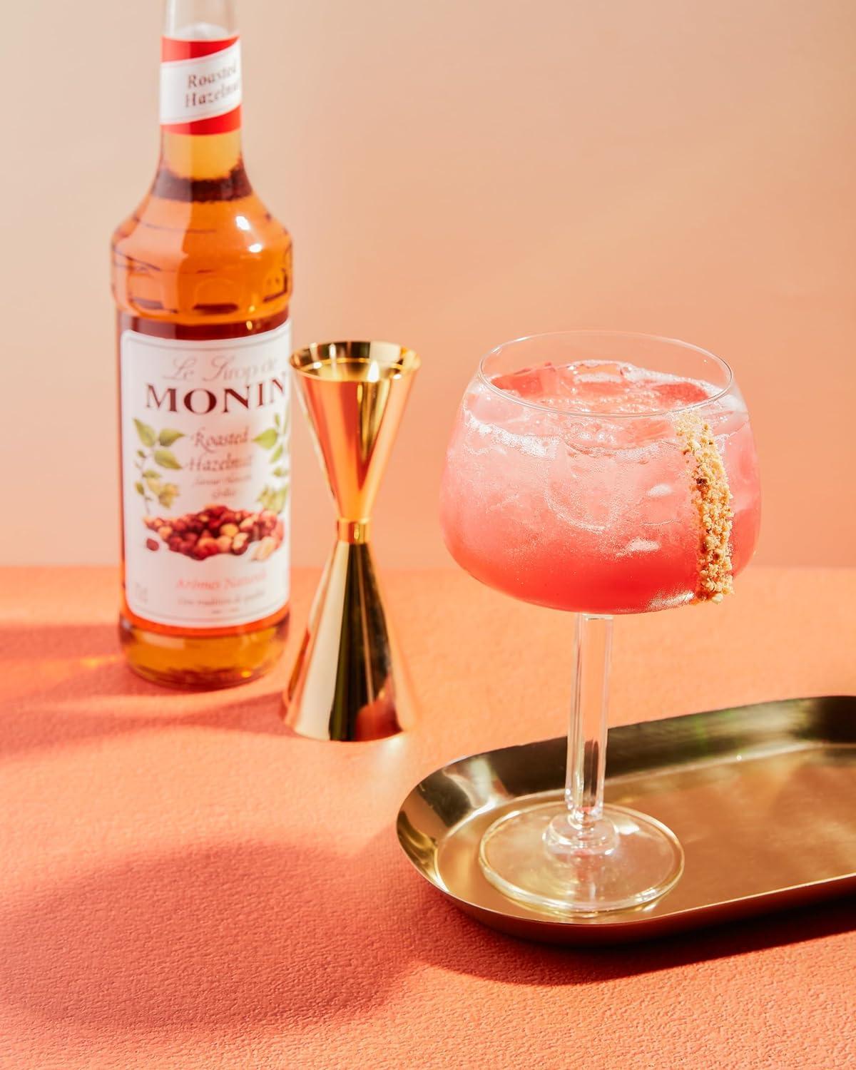 MONIN Premium Roasted Hazelnut Syrup 700ml - Vegan-Friendly, 100% ...