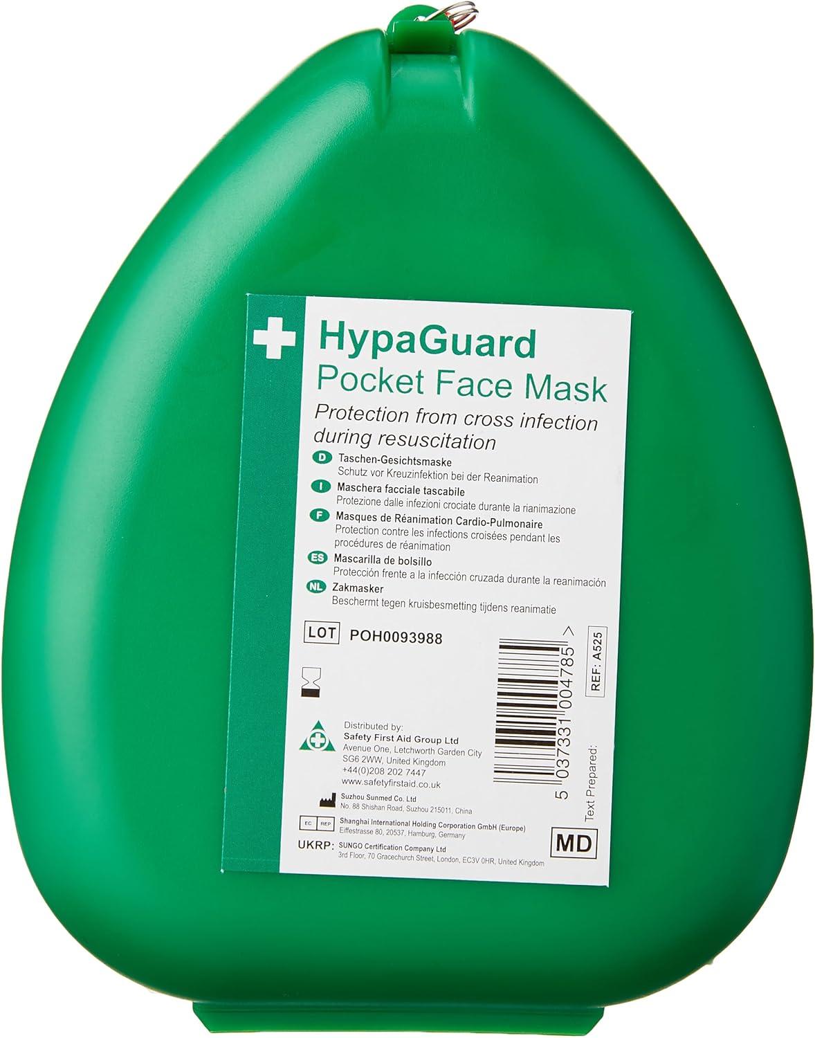 HypaGuard Pocket CPR Face Mask - Safety First Aid Group Resuscitation ...
