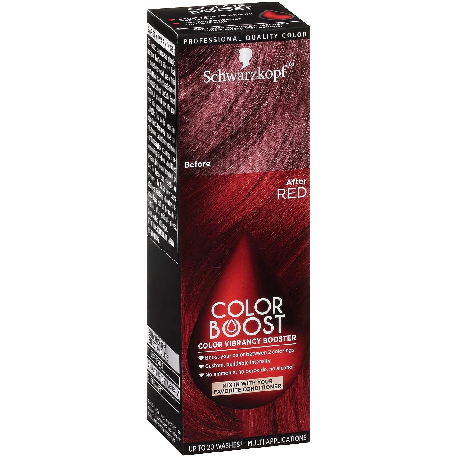 Schwarzkopf Color Boost Red Vibrancy Booster - Enhance Color Intensity ...