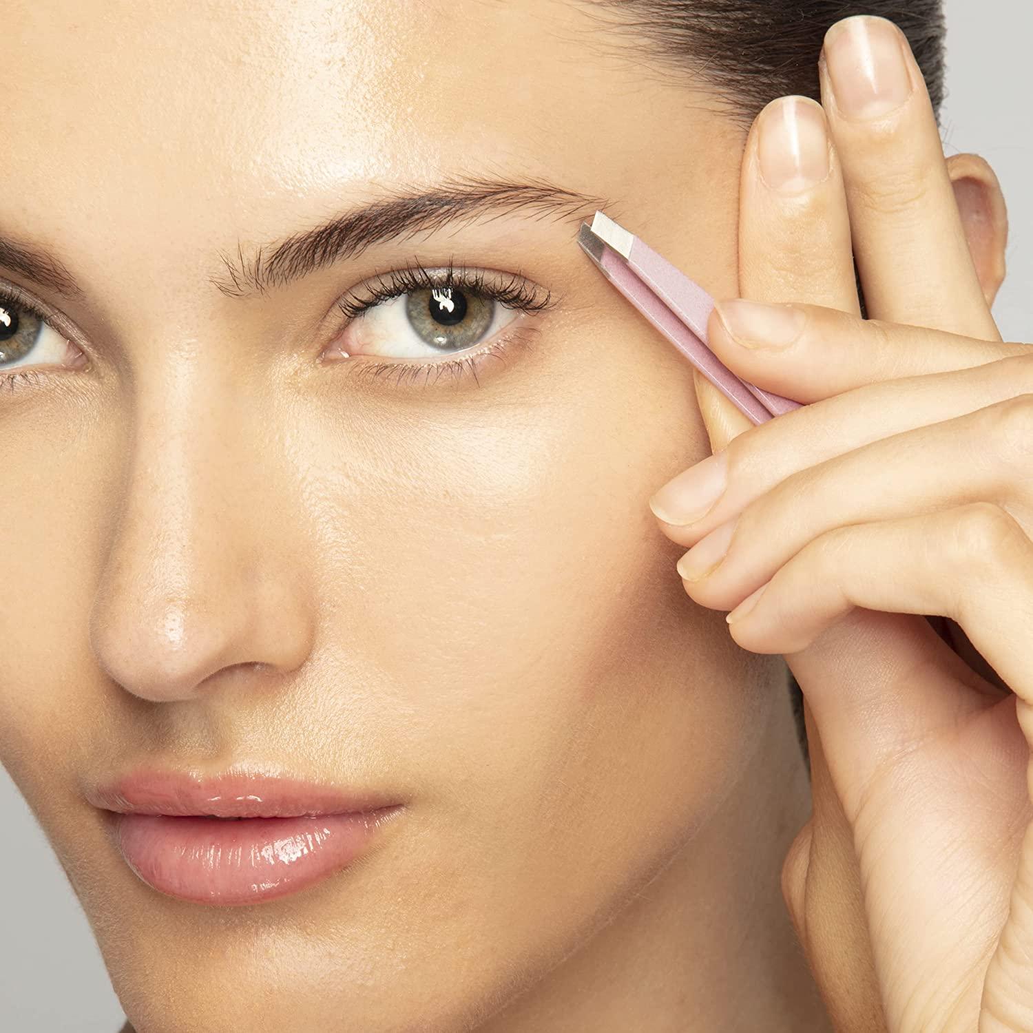 Tweezerman Rose Tea Brow Sculpting Set - Exclusive Eyebrow Grooming Kit ...