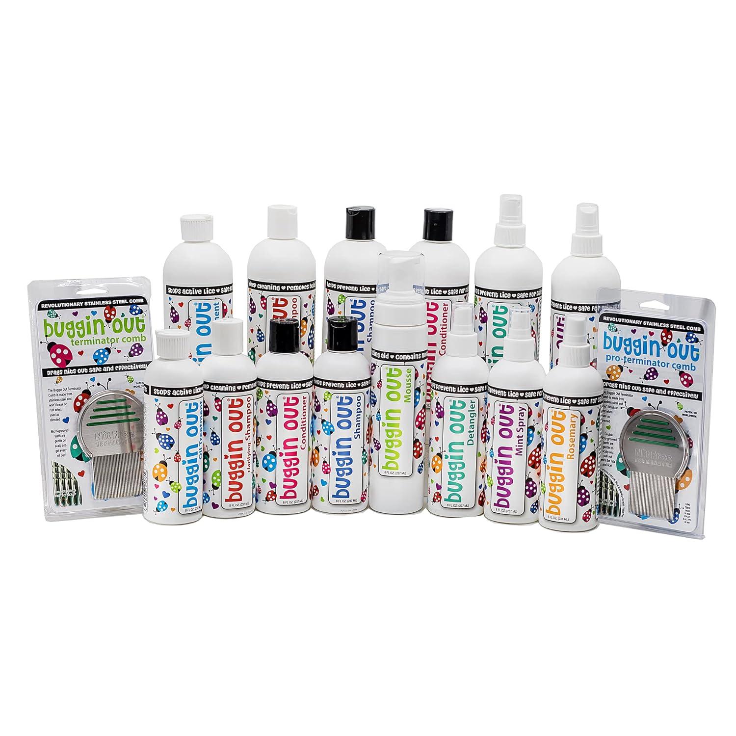 Buggin Out Lice Prevention Shampoo - 8 oz. | Effective 8 Ounce Formula ...