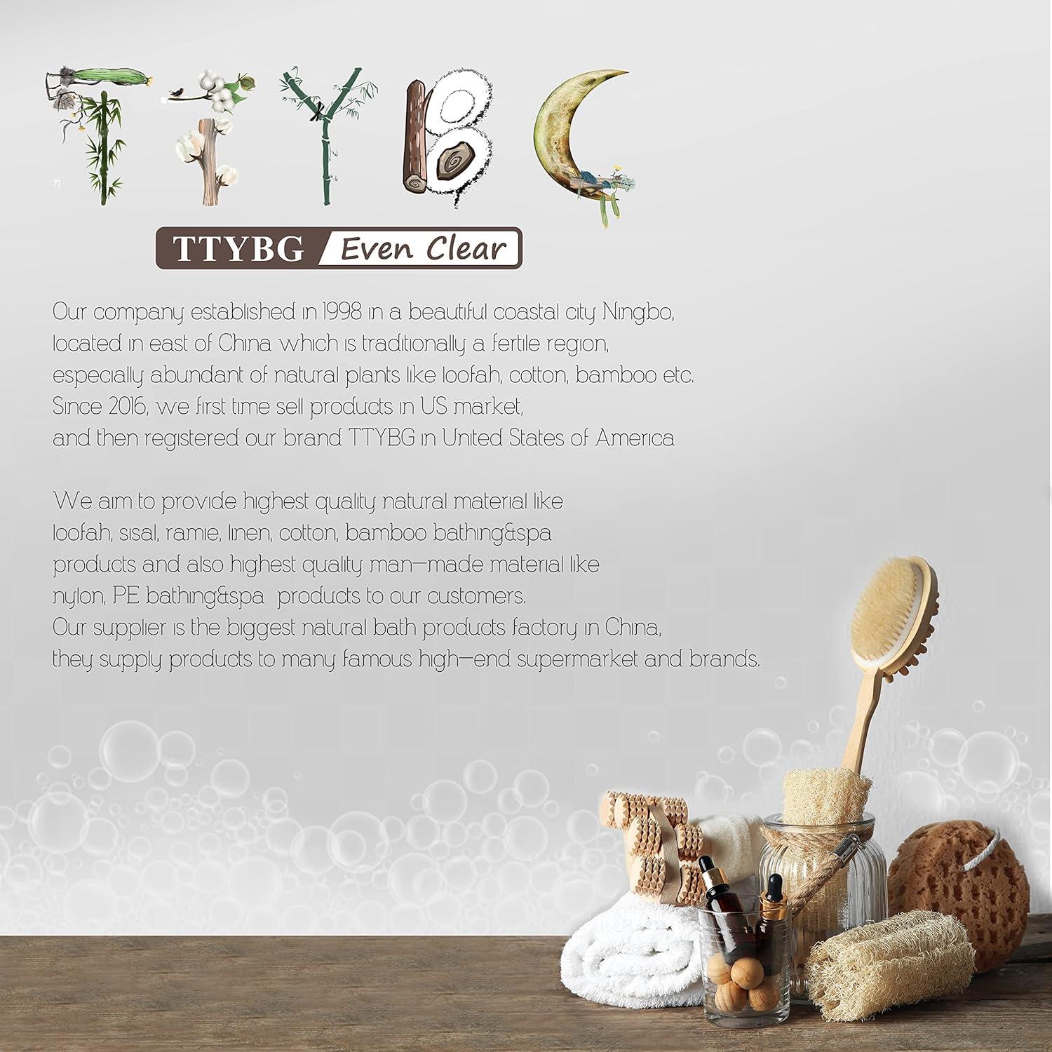 Natural Ramie Dual Sided Exfoliating Glove Hand Mitt Mitten Shaped Back ...