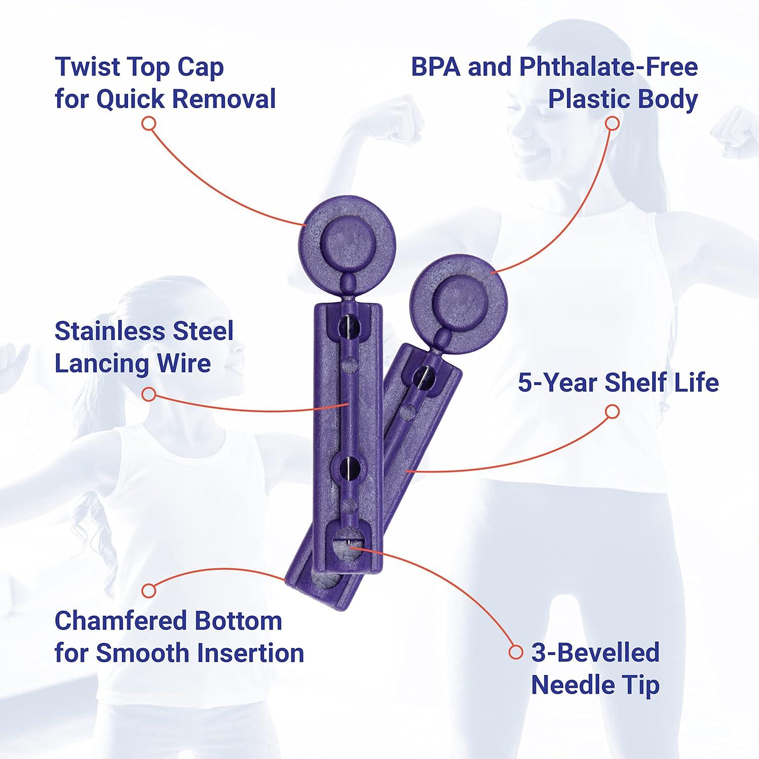 4 Sure Lancets Fine 30g - Universal Fit - High-Quality Blood Glucose ...