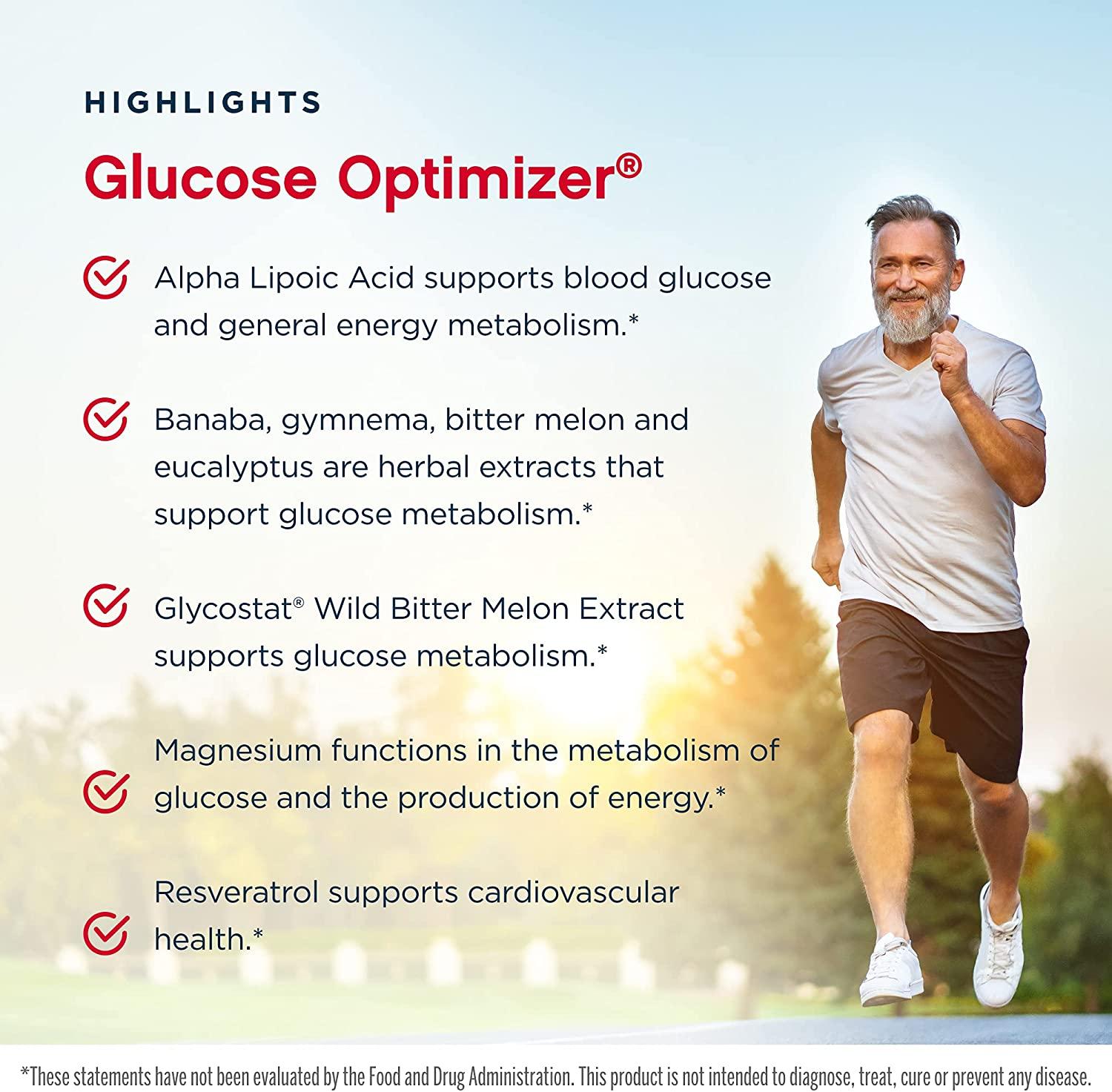 Jarrow Formulas Glucose Optimizer 120 Tablets | Blood Sugar Support ...