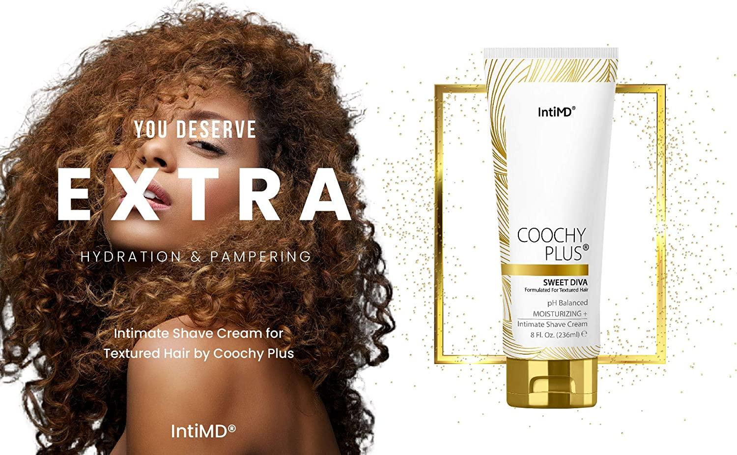 Coochy Plus Sweet Diva Intimate Shaving Cream 8oz Tube - Afro Hair Safe ...