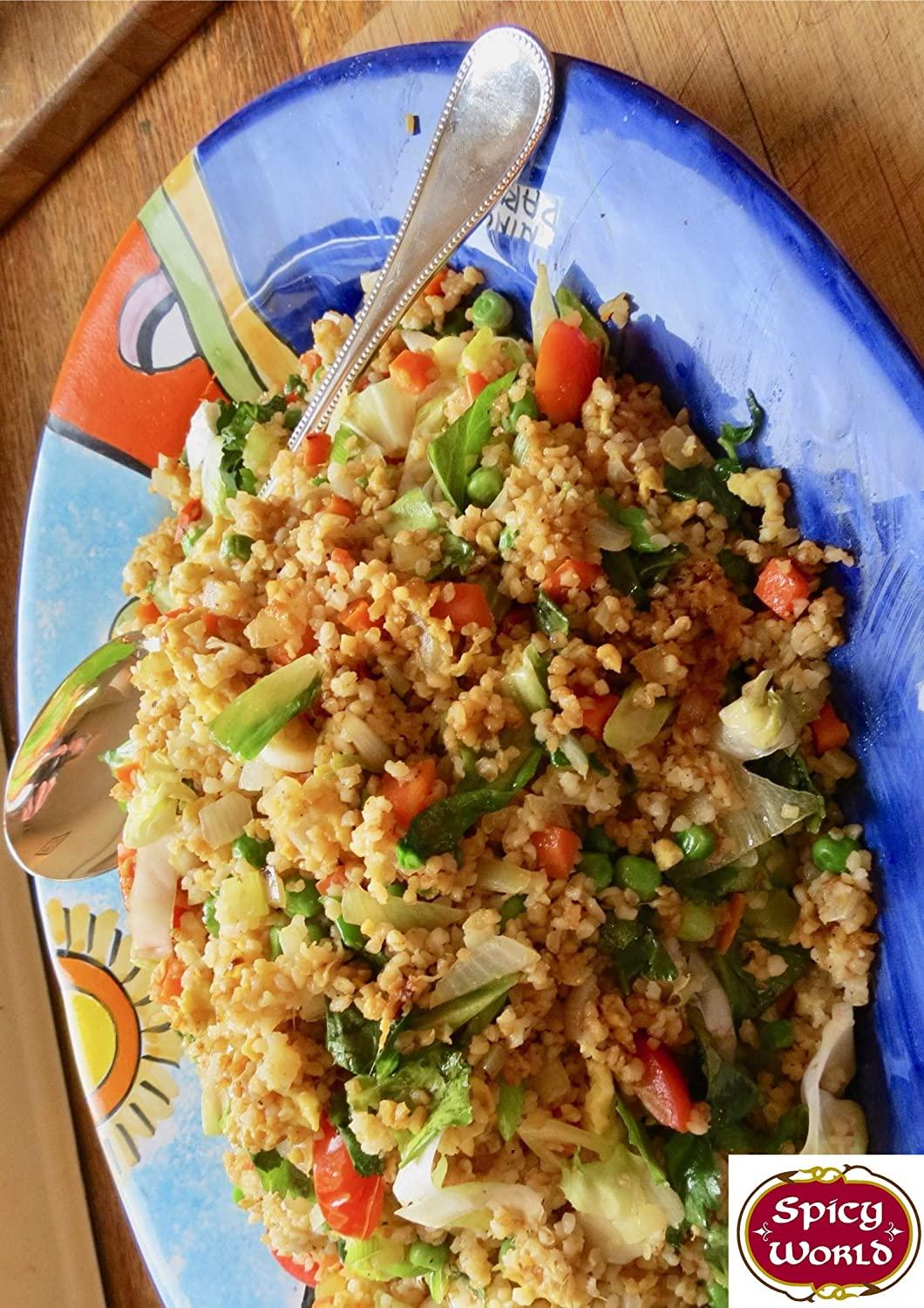 Spicy World Fine #1 Bulgur Cracked Wheat - 2lb Bag - USA Grown for ...