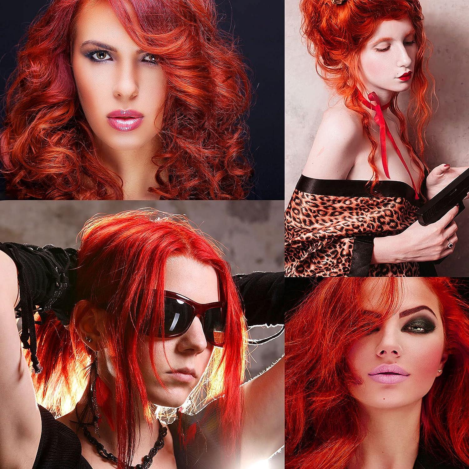 Acosexy Red Temporary Hair Color Wax Dye for Kids - Fashionable ...