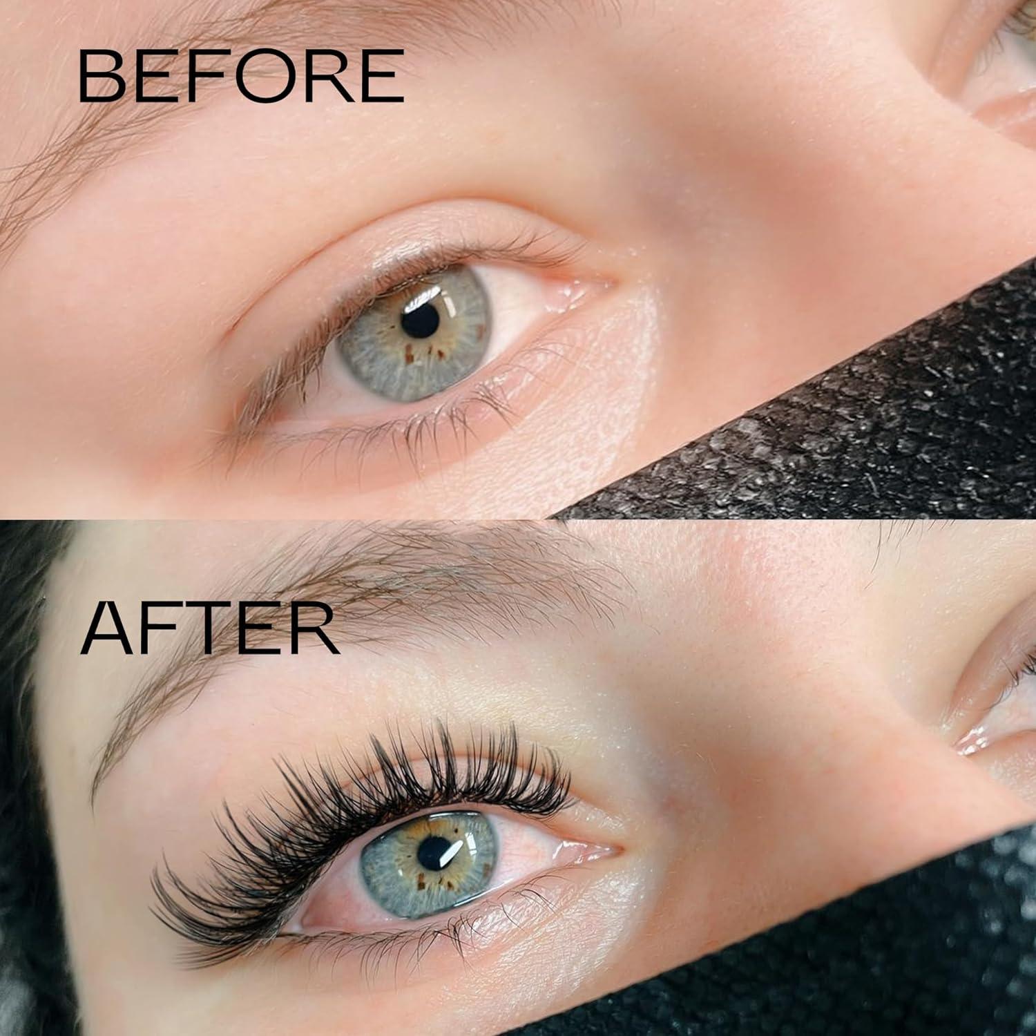 DIY Wispy Volume 3D Cluster Eyelash Extensions for Natural Look - YB14 ...