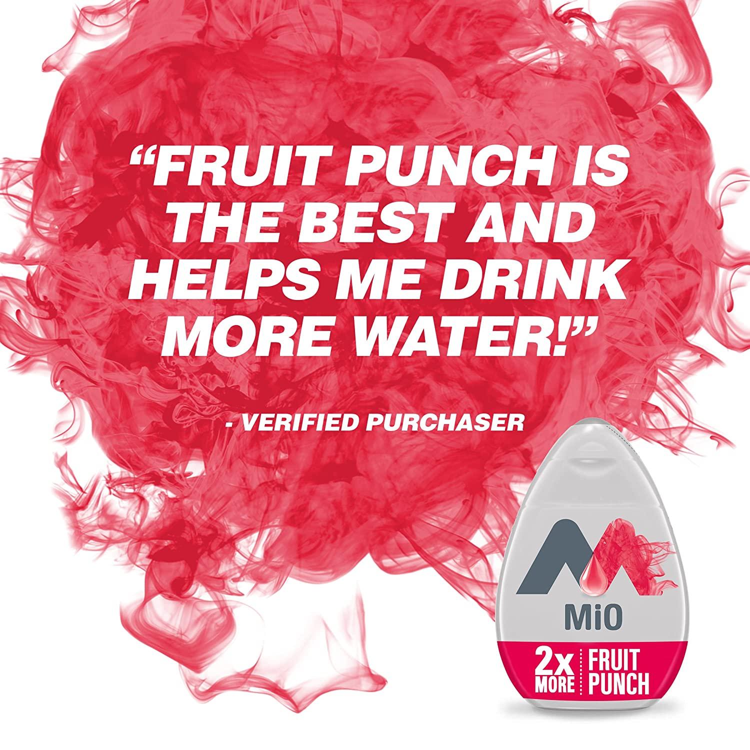 MiO Sugar-Free Fruit Punch Liquid Water Enhancer - 3.24 fl oz (Pack of ...